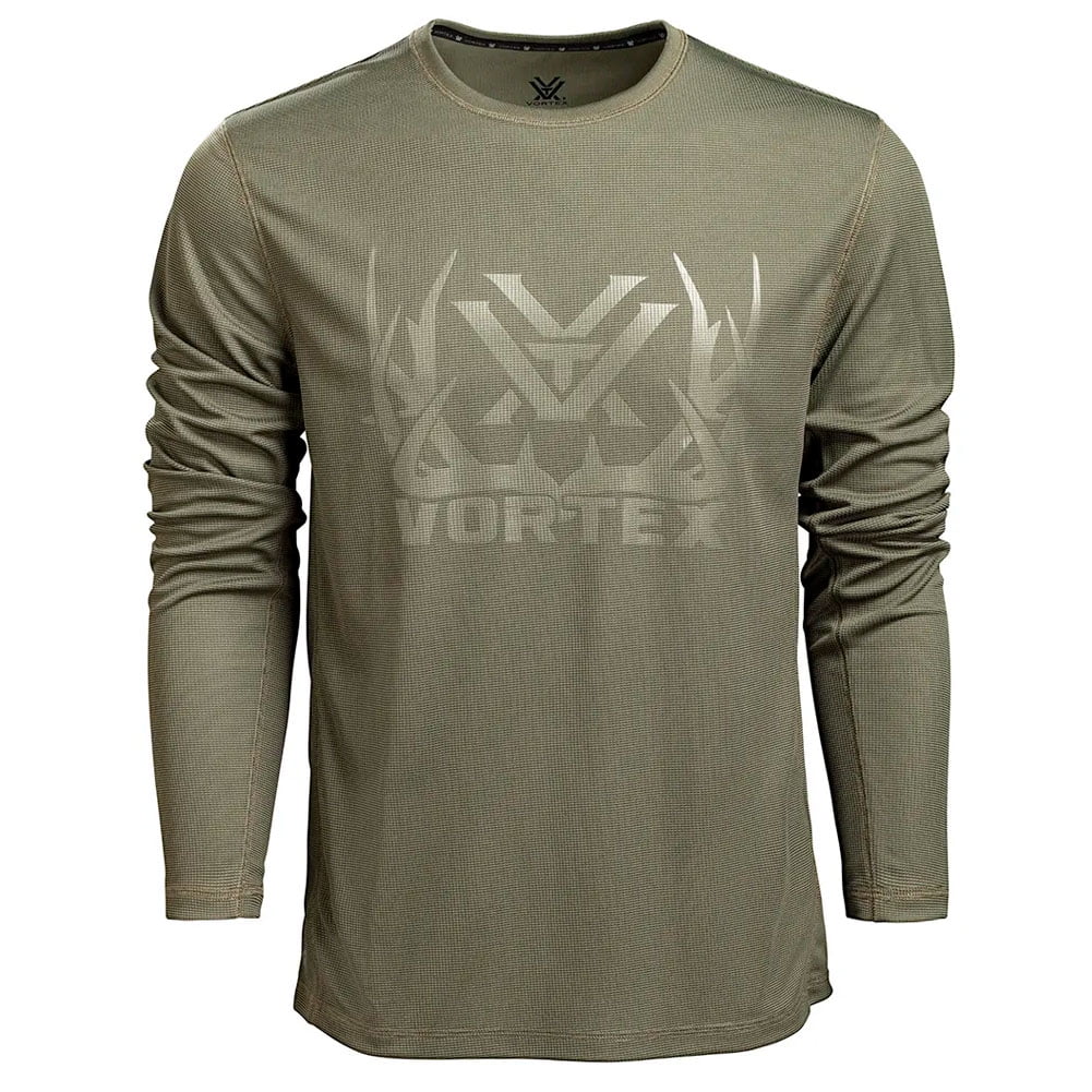 VORTEX Adult Male Full-Tine Performance Grid T-Shirt, Color: Deep ...