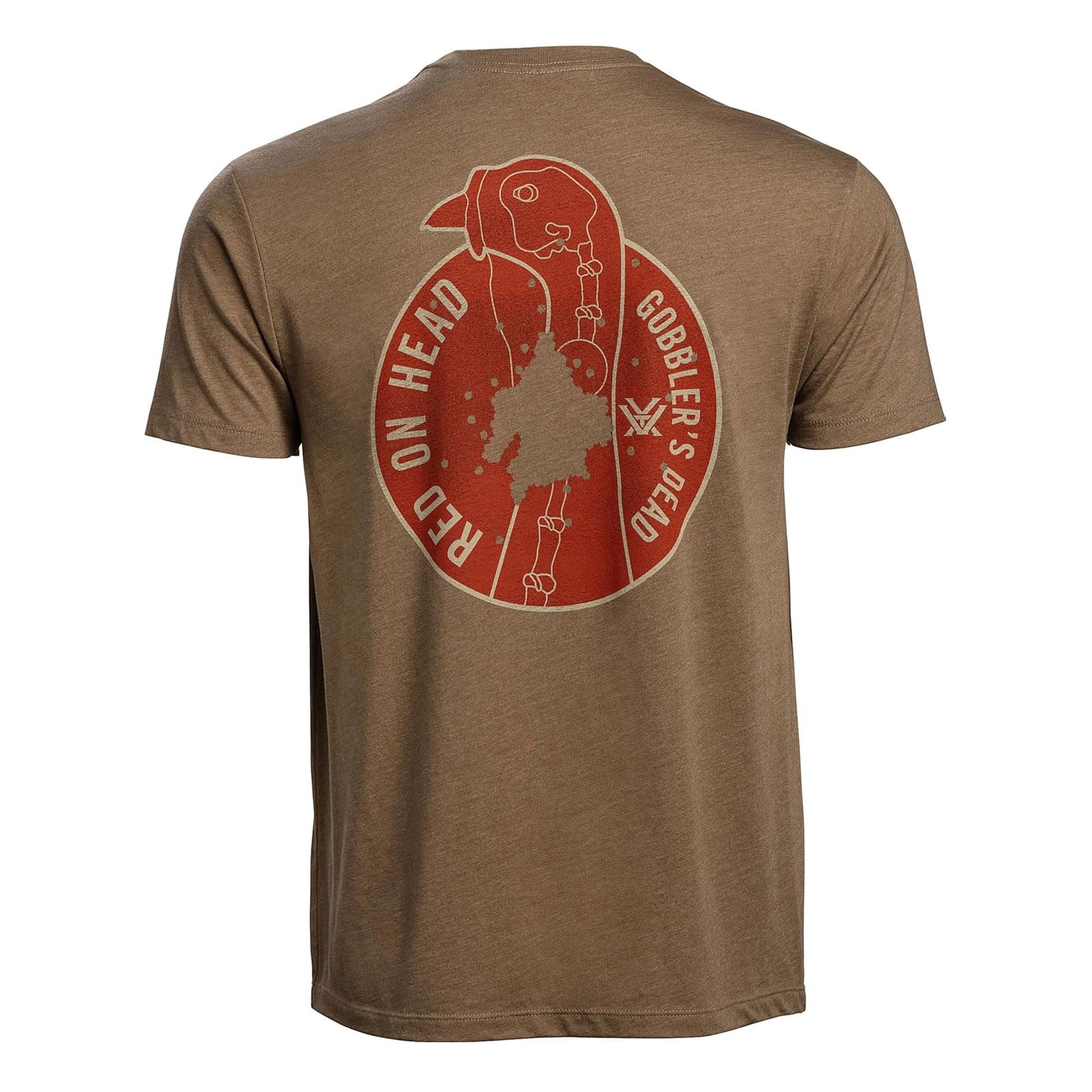 VORTEX Adult Male Gobbler Goner Coyote Heather Short Sleeve T-Shirt ...