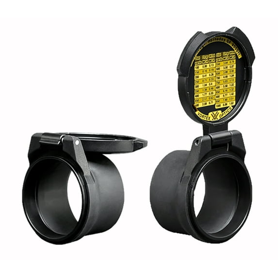 VORTEX Defender 40-46mm Eyepiece Flip Cap And Defender 62-66mm Objective Lens 56 Flip Cap (E-10 ...