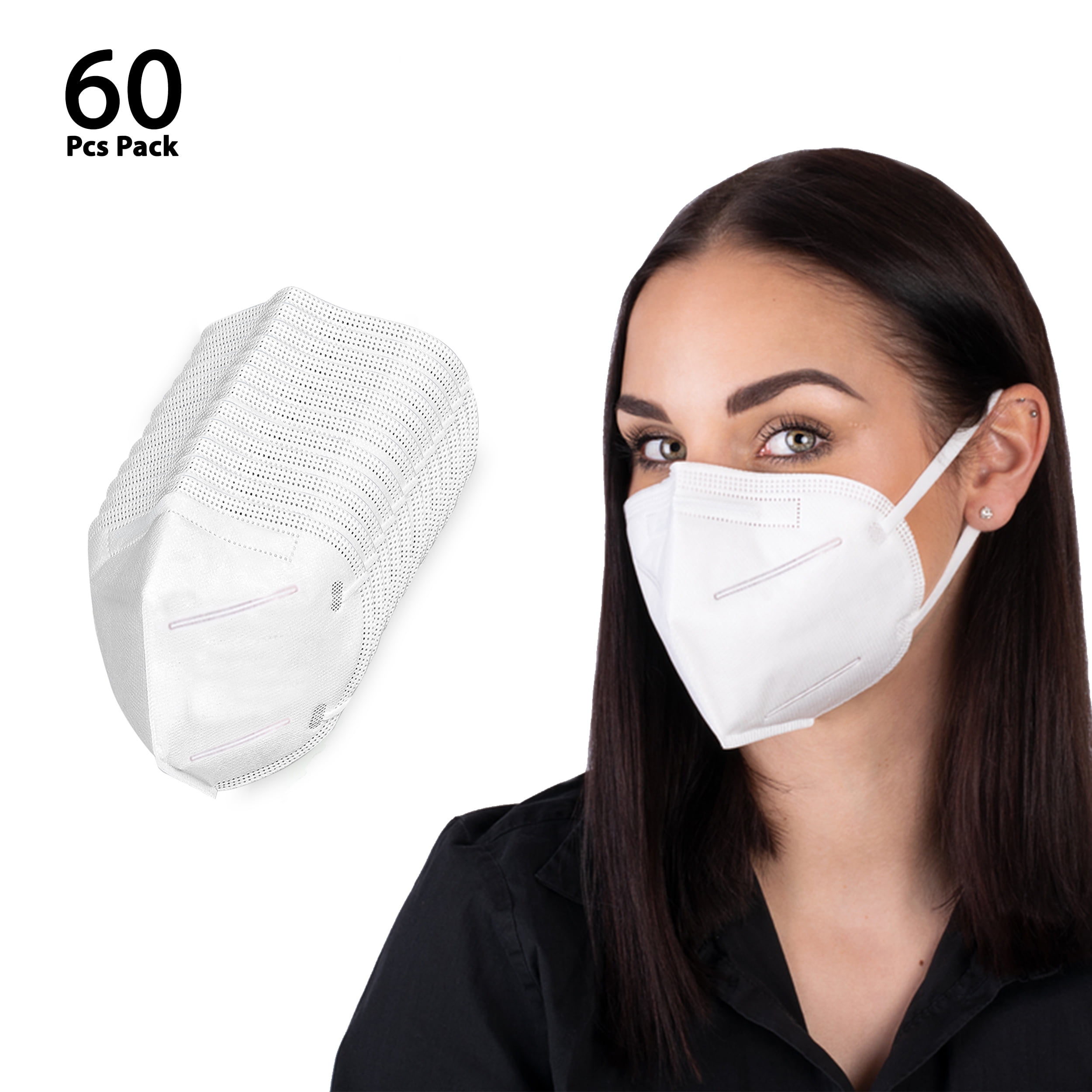 VOS Disposable Dust Protection Mask - Pack of 60: Comfortable Fit ...