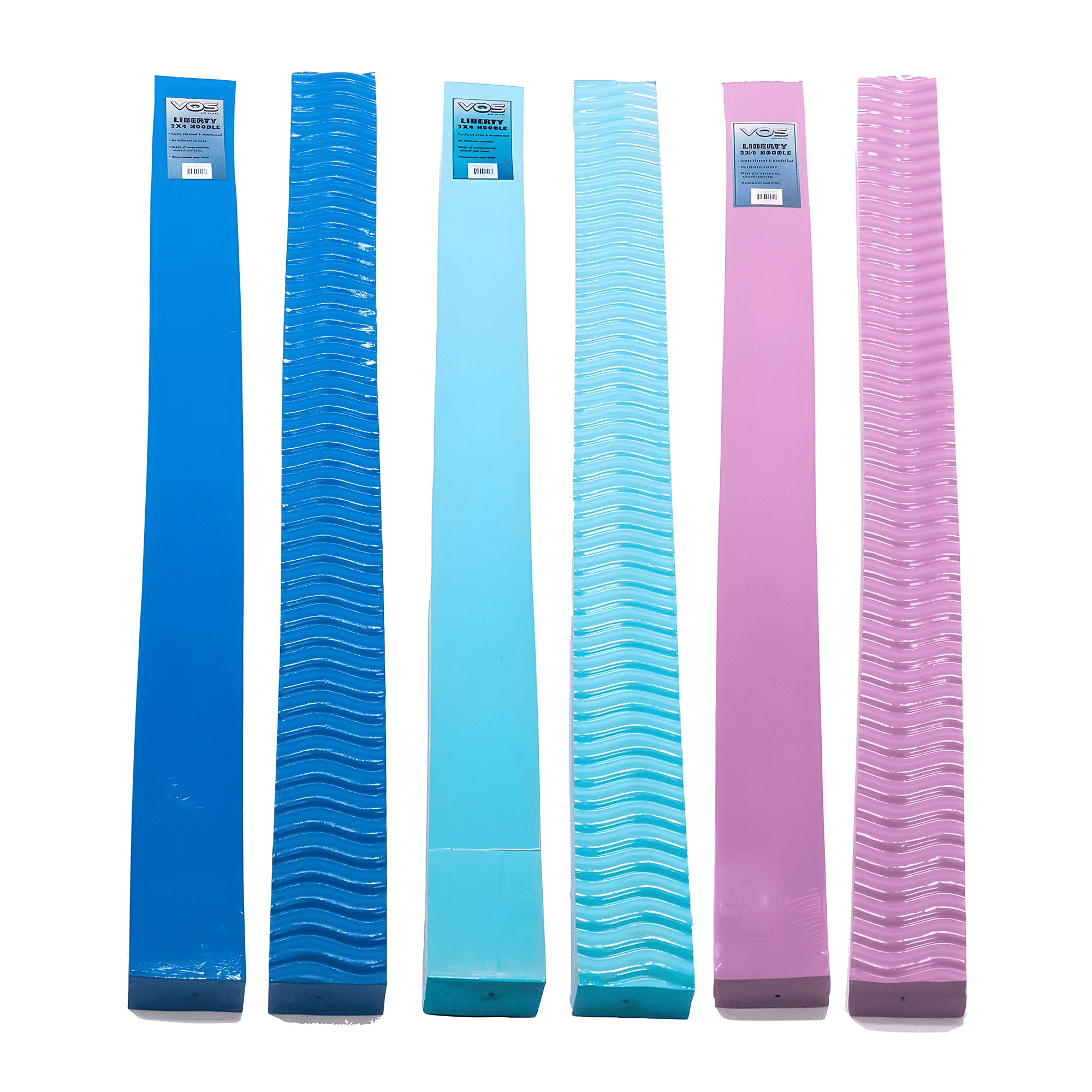VOS Liberty Foam Pool Wavy Noodle (Capri Blue/Barrier Blue/Lavender ...