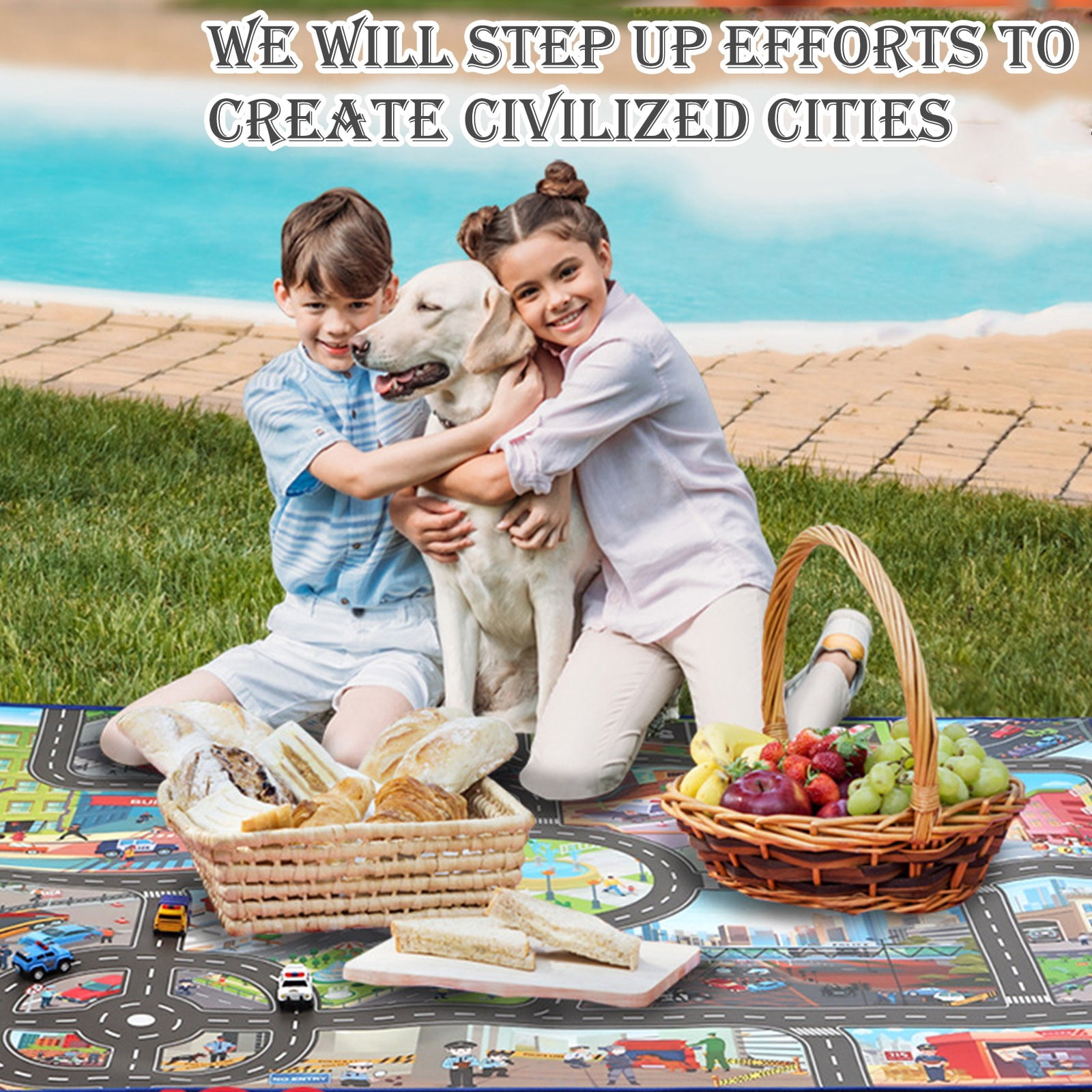 VOSS Outdoor Construction Mat View Parking Project Lot Mat Picnic Game ...