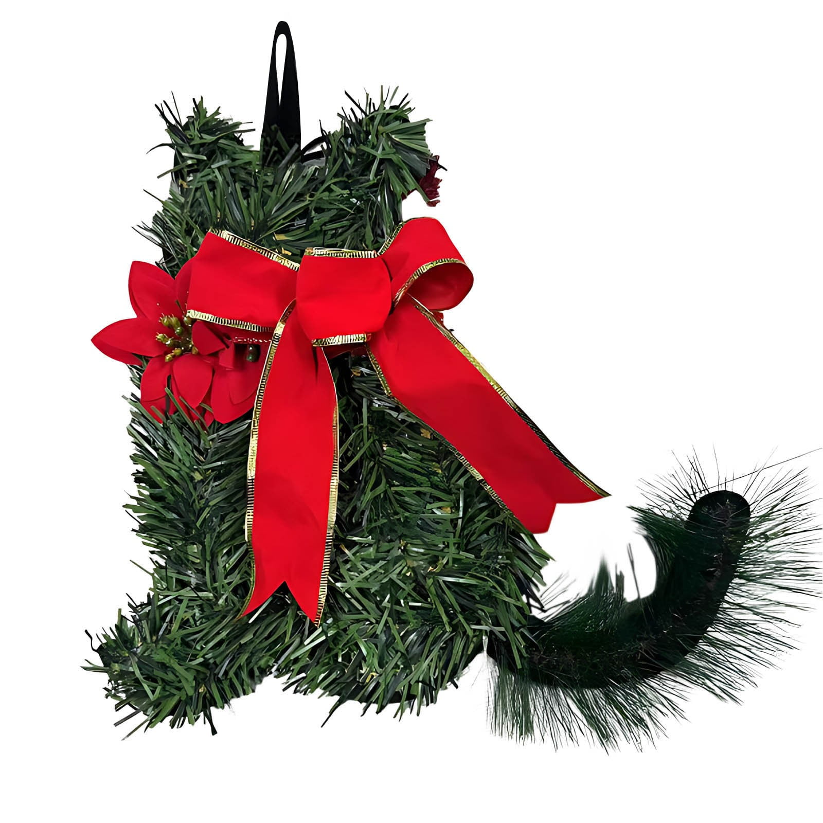 VOTRUDI Christmas Door Wreath,Cats Glowing Garland Christmas Door ...