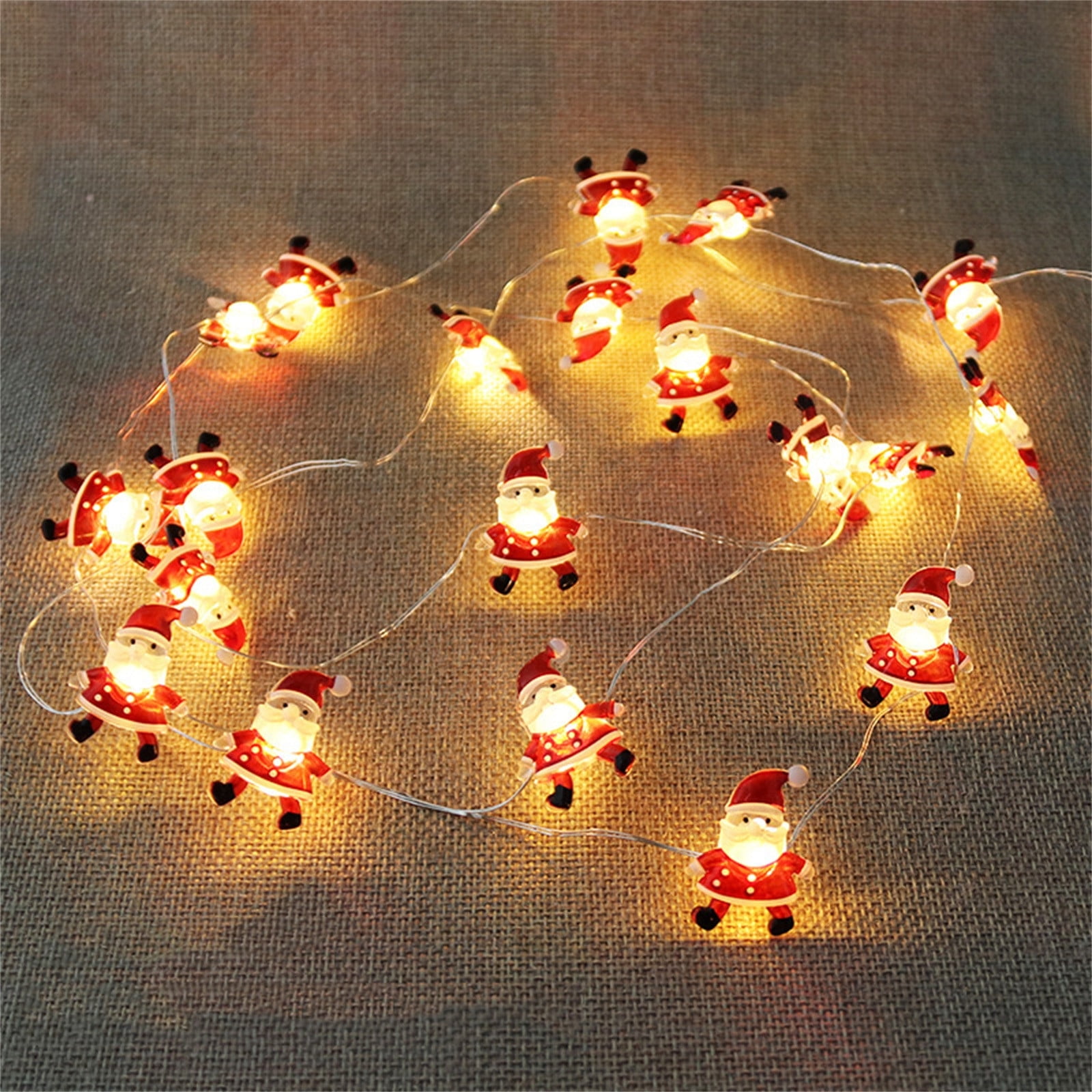 VOTRUDI Christmas String Lights Battery Operated,6.6ft 20 Count String ...