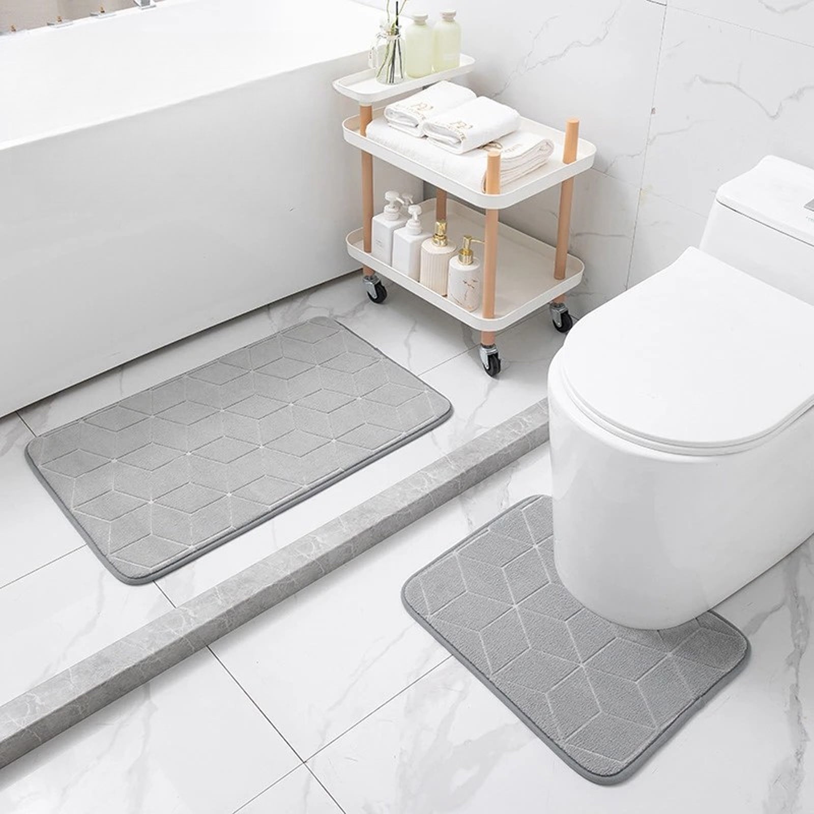 VOTRUDI Modernized Bath Mat Indoor Door Rug,Extra Soft and Absorbent ...