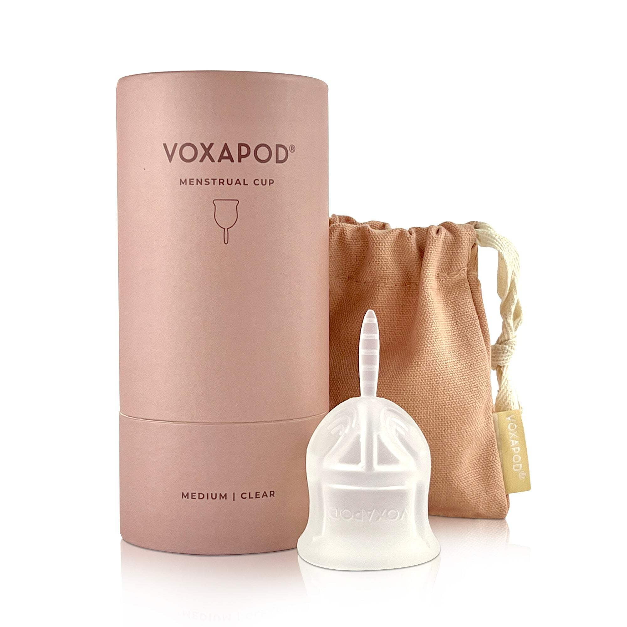 VOXAPOD Menstrual Cup - 12 Hour Wear - 1 Reusable Period Cup - Made in ...