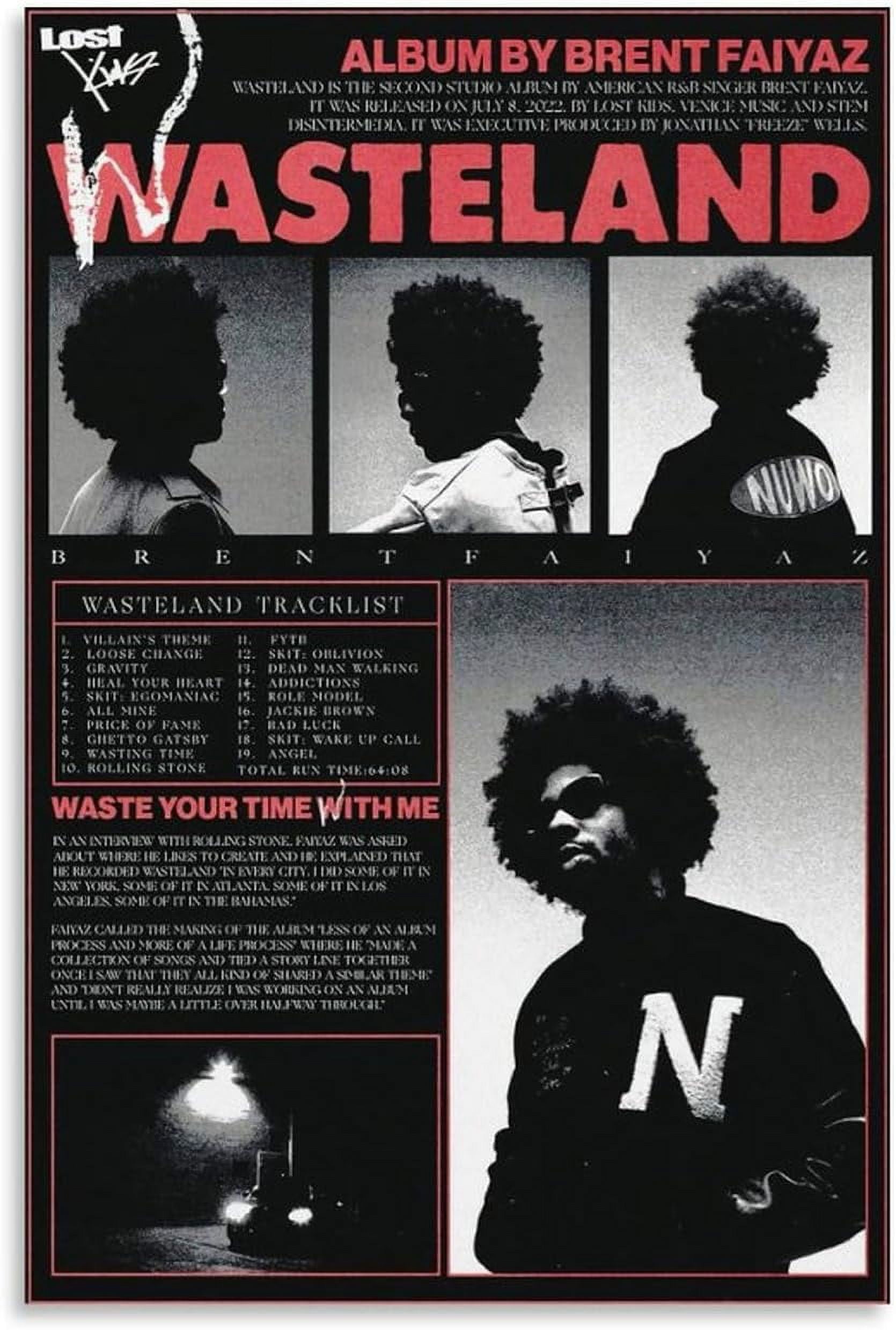 VOXN Rod Wave Poster Beautiful Mind Album Poster Poster 90s Canvas Wall ...