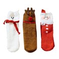 Voyoao Clearance Socks Warm Christmas Fashion Windproof Printing Mid