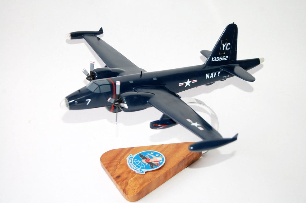 Lockheed Martin® P2V7 VP-2 Neptunes (1958), 18" Mahogany Scale Model ...