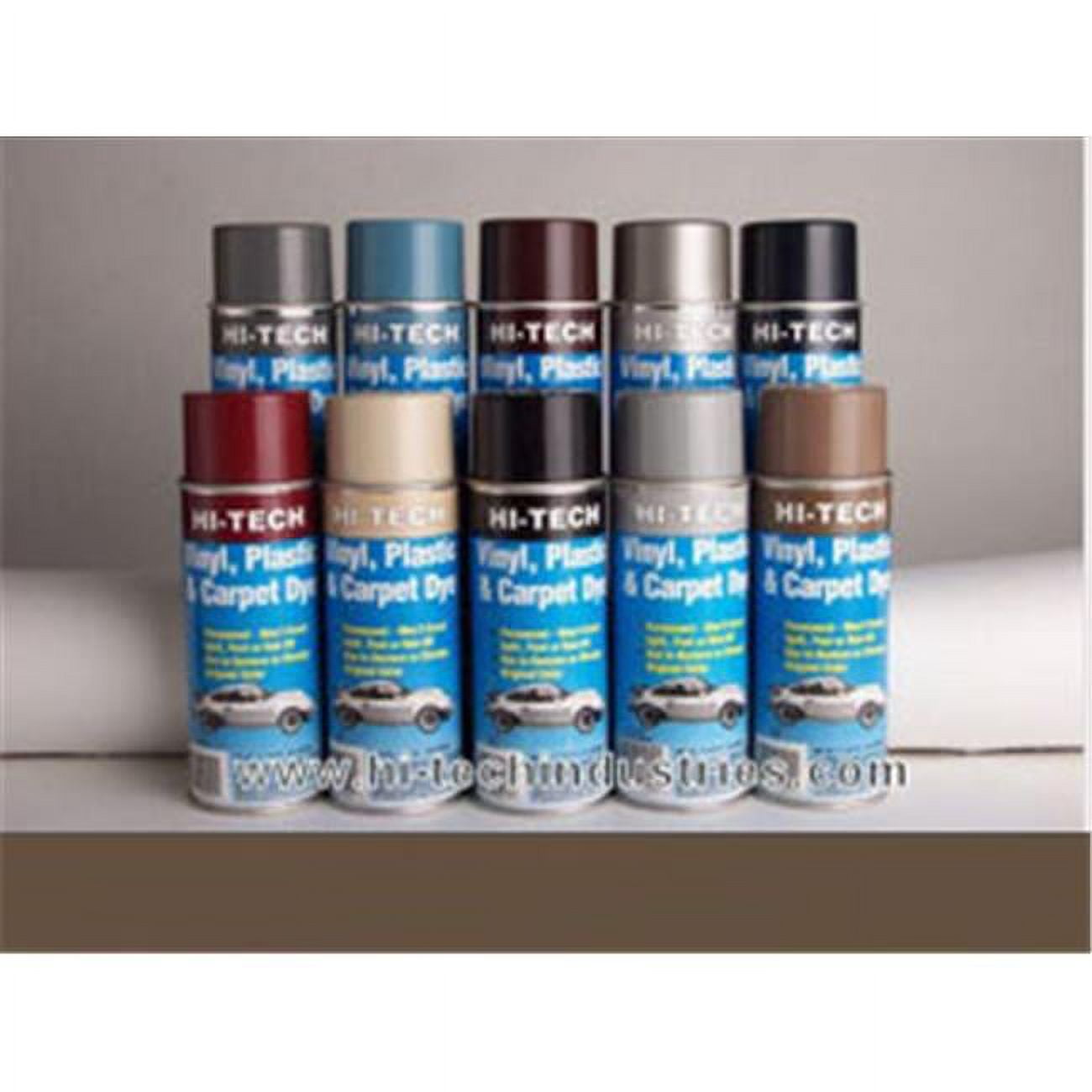 Hi Tech Industries Automotive Spray Dye, Vinyl Plastic Carpet, Brown ...