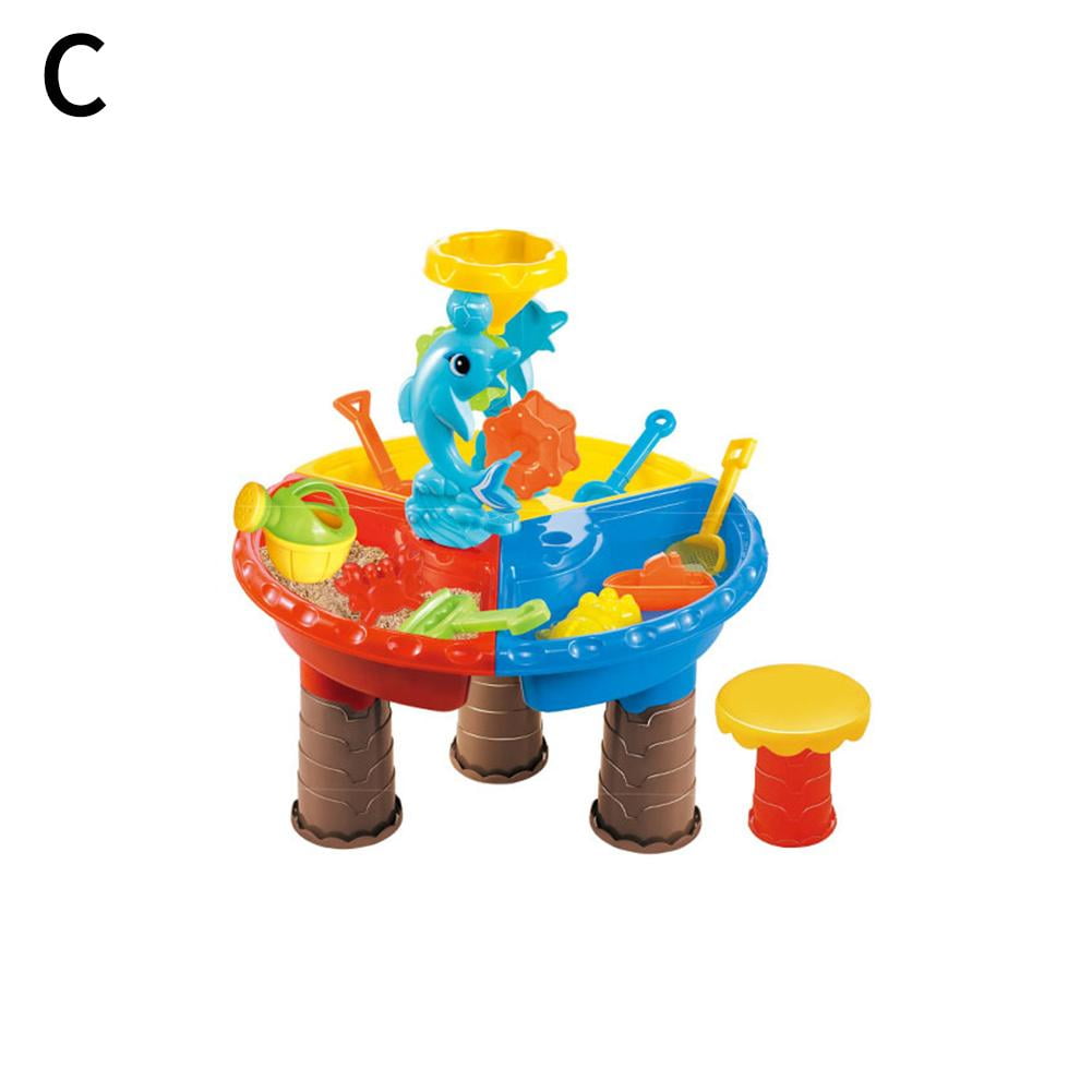 VP Children's Beach Table Play Sand Pool Set Sand Digging Gift Tool ...