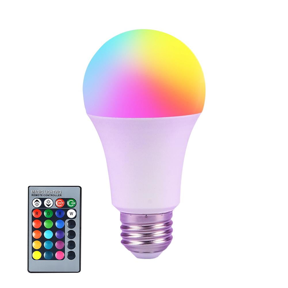 VP E27 LED Light Bulb 16 Color Changing With Remote For Home Party ...