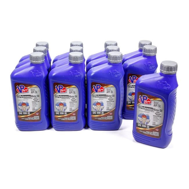 VP Fuel Containers 32 oz VP 10W30 HI-Performance Racing Oil, Case of 12 ...