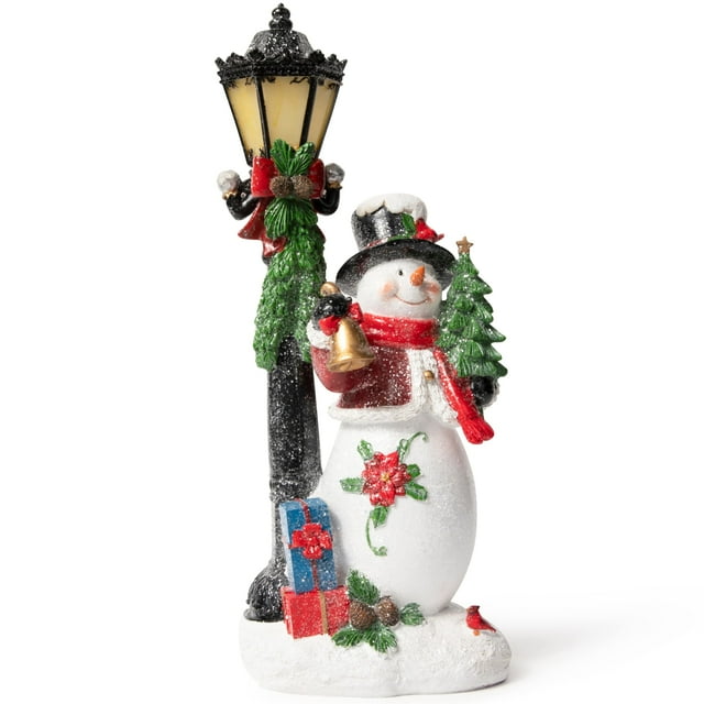 VP Home LED Lighted Christmas Snowman Figurine - XMAS Tabletop ...