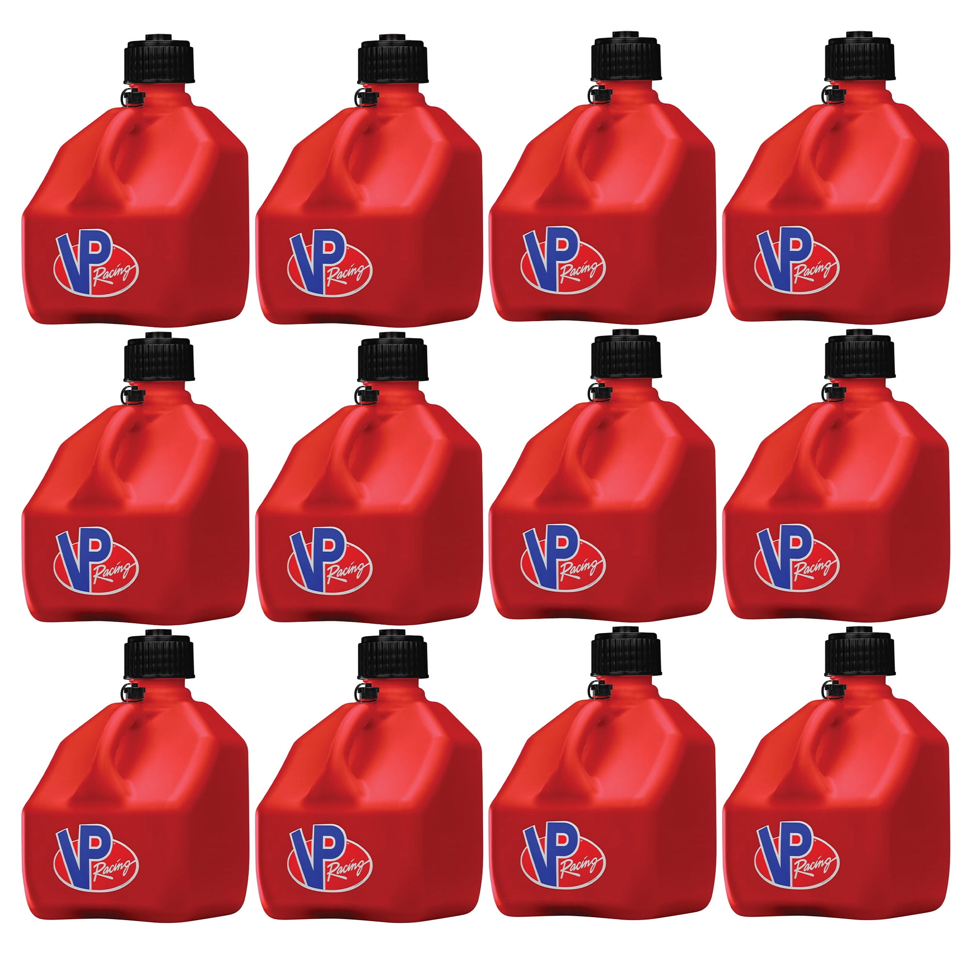 VP Racing 3 Gallon Motorsport Racing Liquid Utility Jug, Red (12 Pack ...