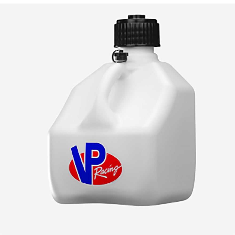 VP Racing 3 Gallon Square Heavy Duty Portable Racing Utility Jug, White ...