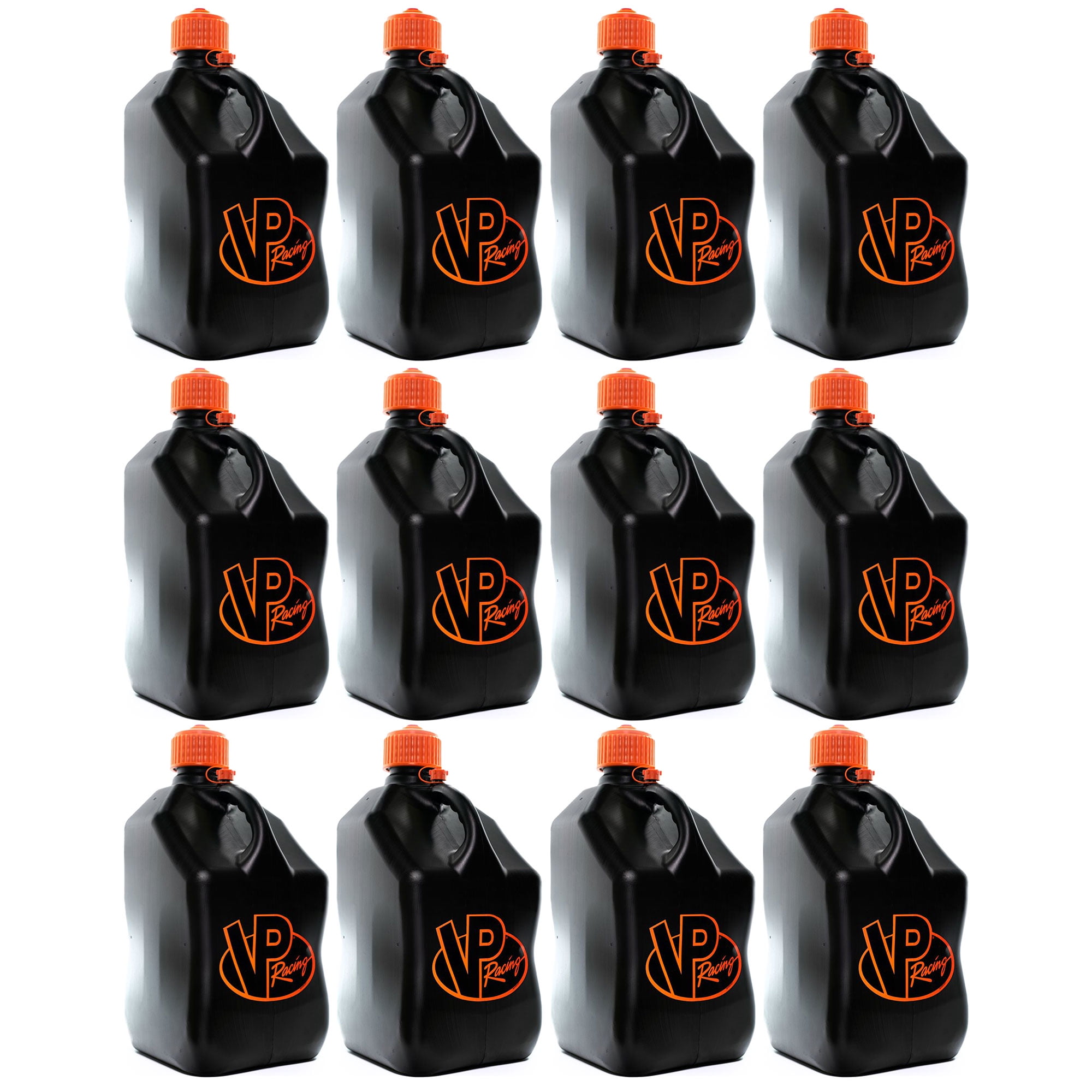 VP Racing 3852-CA, 5.5 Gallon Motorsport Jug V-Twin Sq. - Black/Orange ...