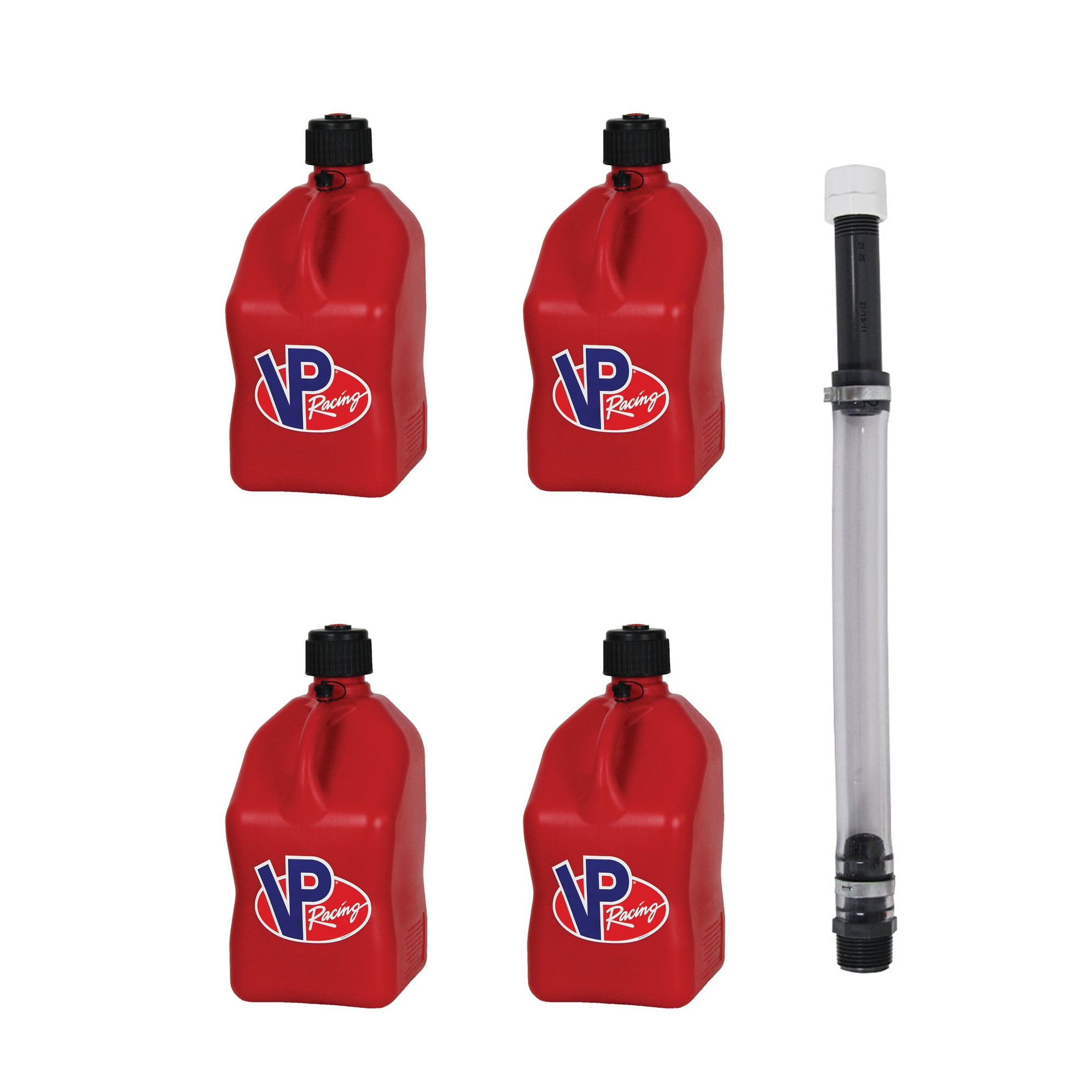 VP Racing 5.5 Gallon Motorsport Liquid Jug (4 Pack) with 14 Inch Hose ...