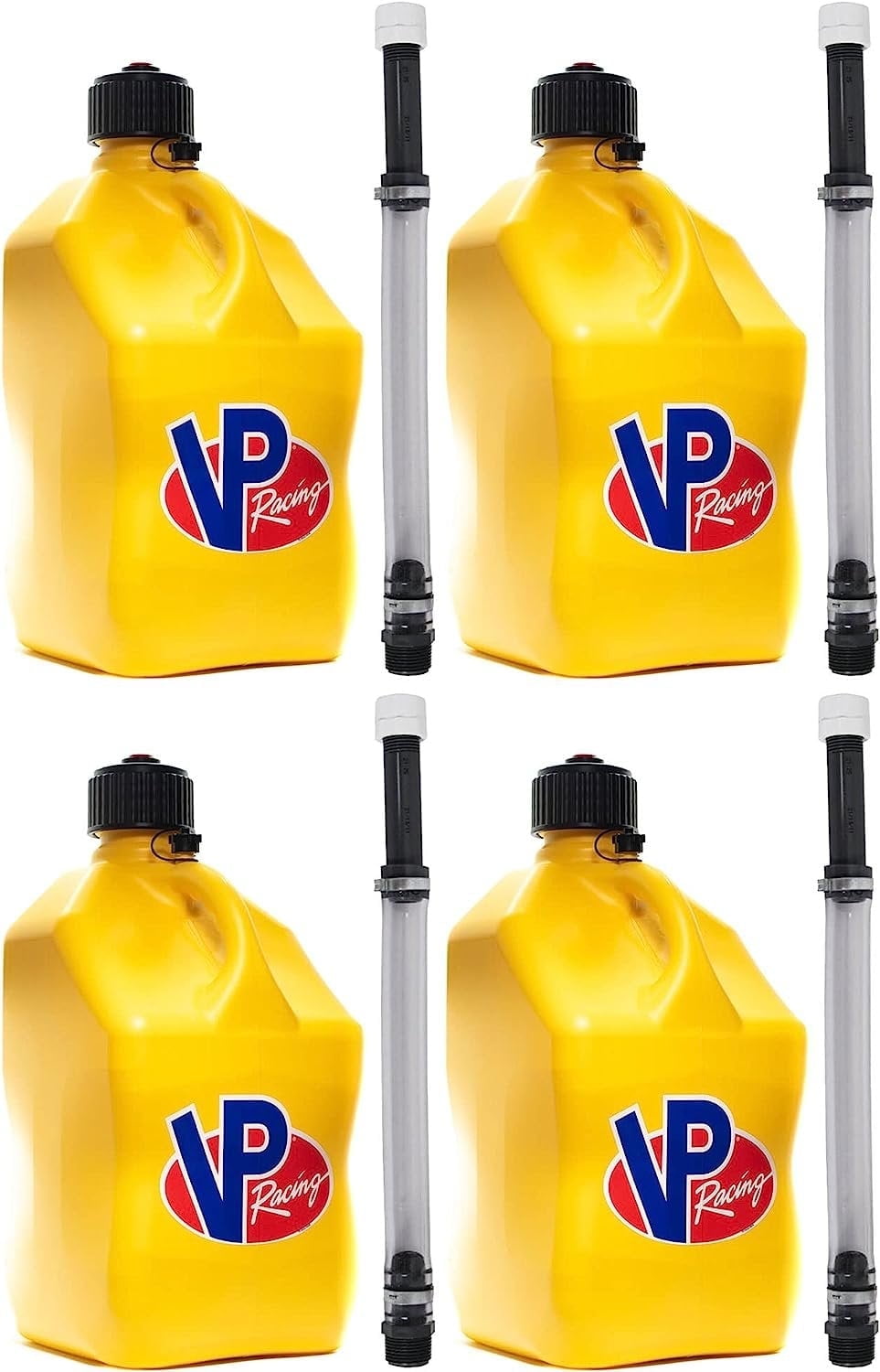 VP Racing Fuels Motorsport Utility Jug With Filler Hose - 4 Pack, 5.5 ...