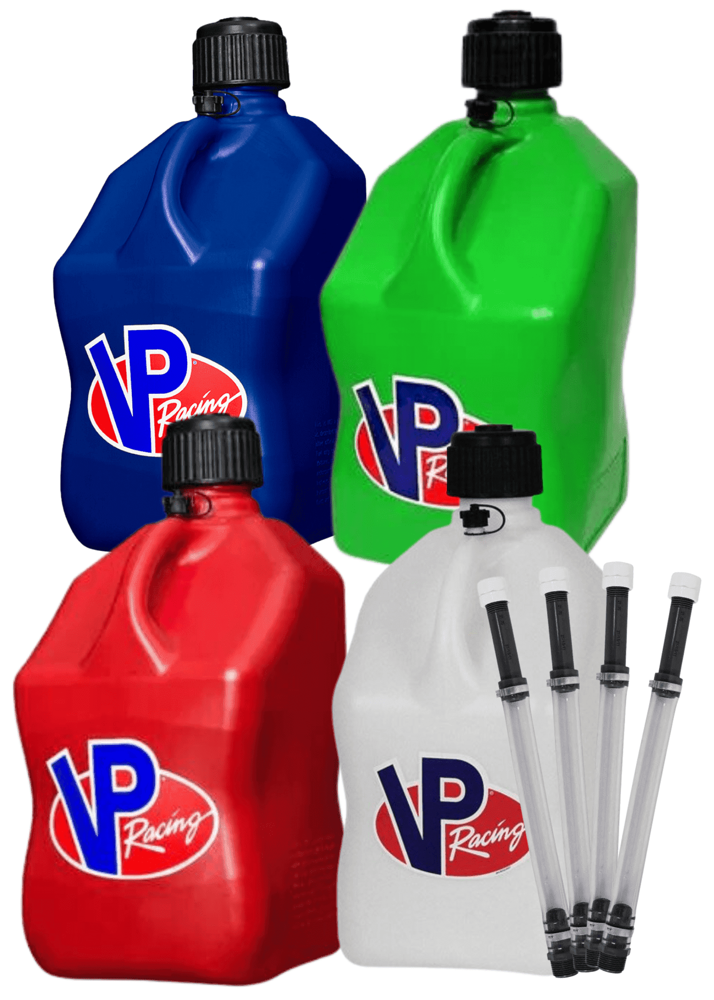 VP Racing Fuel 5.5 Gallon Racing Utility Jug Multicolor Bundle 4 Pack ...