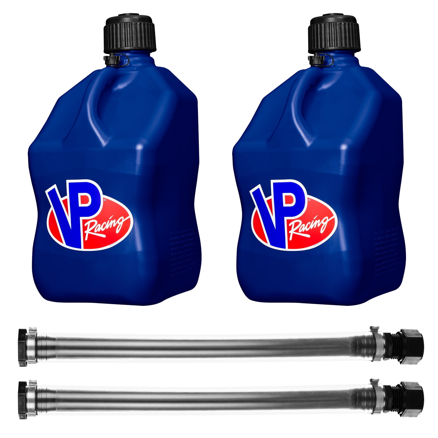 VP Racing Fuels 14 In Container Hose (2 Pack) & 5 Gallon Jug, Blue (2 ...