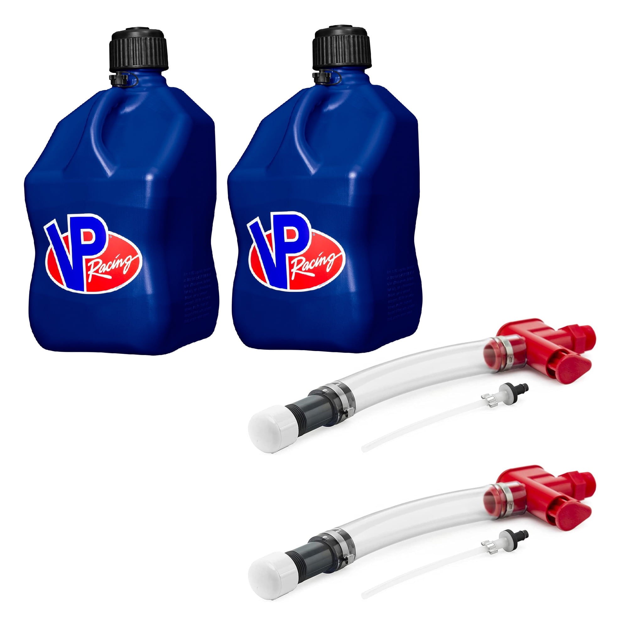 VP Racing Fuels 2 Hose Fluid Control Systems w/ 2 Liquid Container Jugs ...