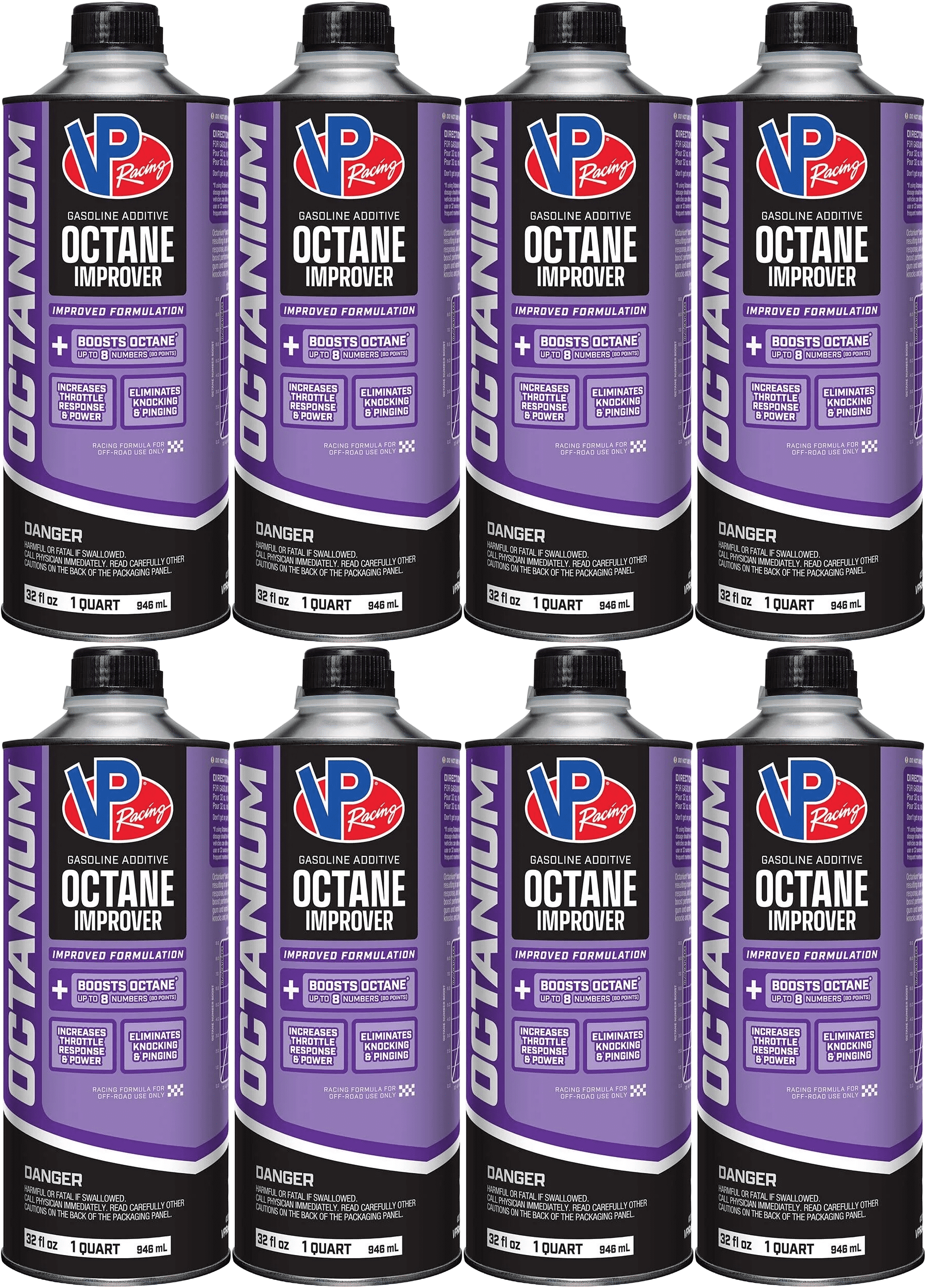VP Racing 2855, Octanium Octane Booster Racing Formula (8 Pack ...