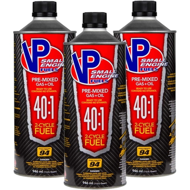 VP Racing Fuels 40:1 SEF 2 Cycle Pre-Mixed Gas + Oil Fuel, Ready to Use ...