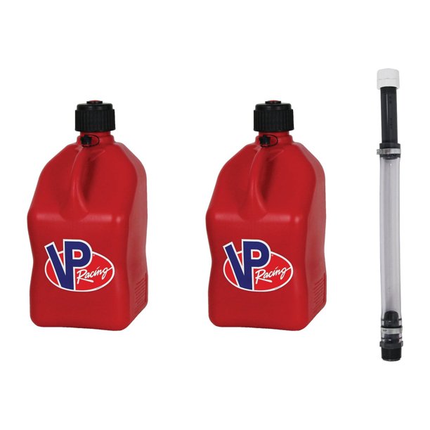 VP Racing Fuels 5.5 Gal Utility Jugs (2 Pack) with 14 In Standard Hose ...