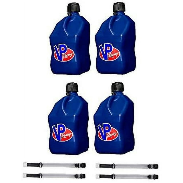 VP Racing Fuels 5-Gal Plastic Motorsport Fuel Tank 4-Pack & Hose Kit 4 ...