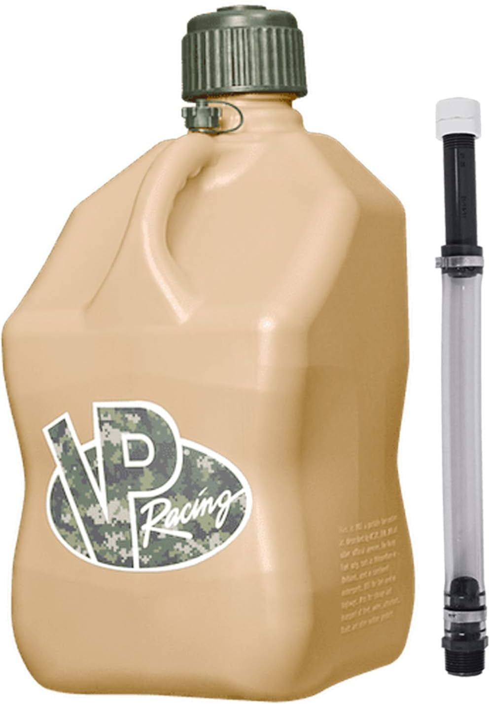 VP Racing Fuels 5-Gallon Square Motorsport Utility Container Tactical ...