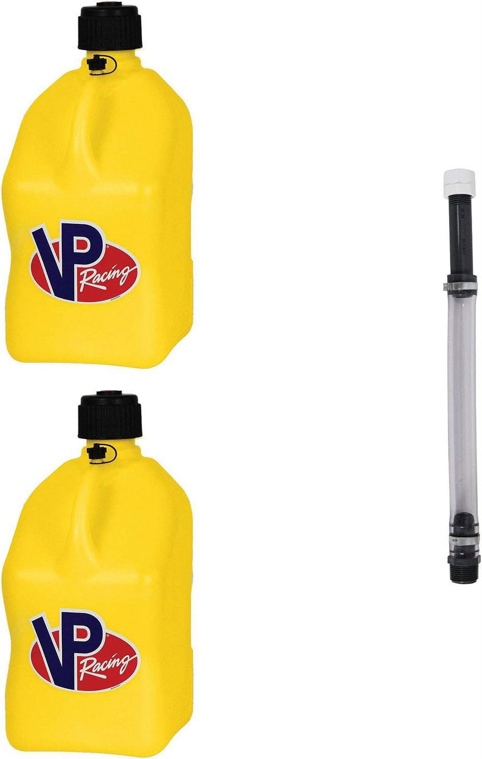 VP Racing Fuels 5-Gallon Square Motorsport Utility Container Yellow w ...