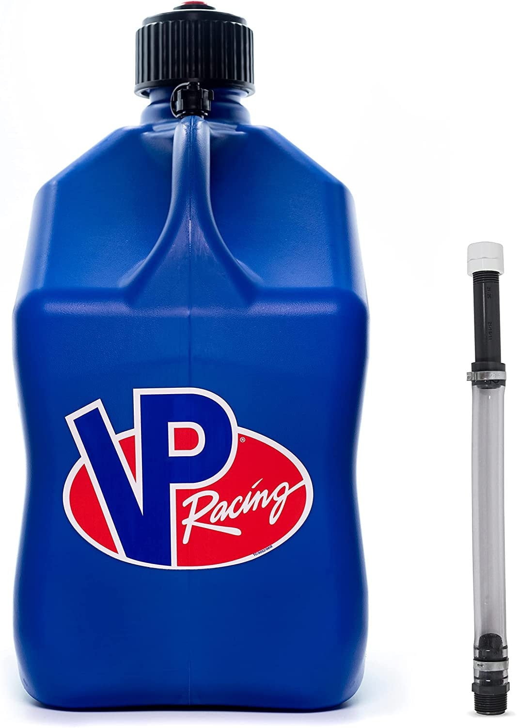 VP Racing Fuels 5 Gallon Square Motorsport Utility Jug Blue w/ 14 Inch ...
