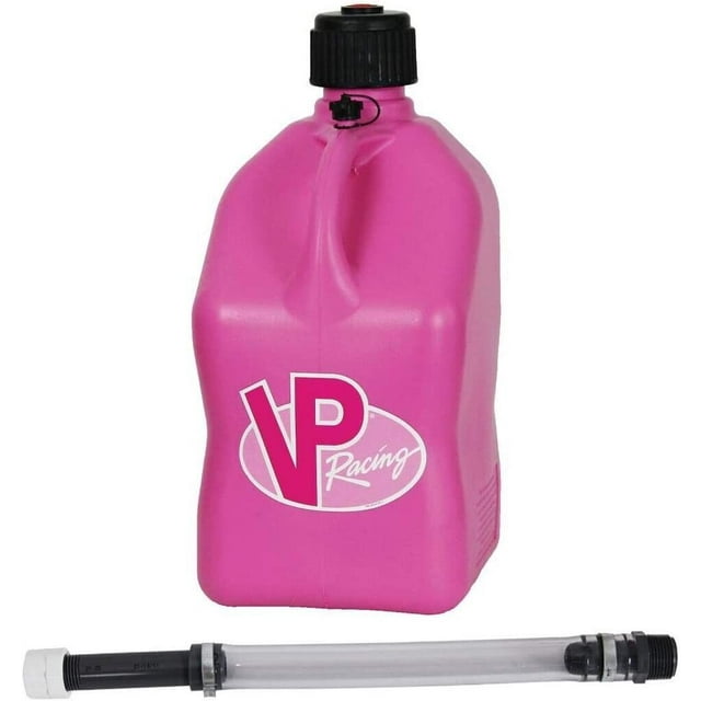 VP Racing Fuels 5 Gallon Square Motorsport Utility Jug Pink w/ 14 Inch ...