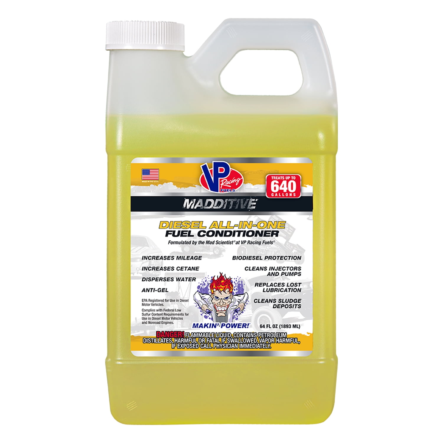 VP Racing Fuels Madditive Diesel All In One Fuel Conditioner 64 Ounces ...
