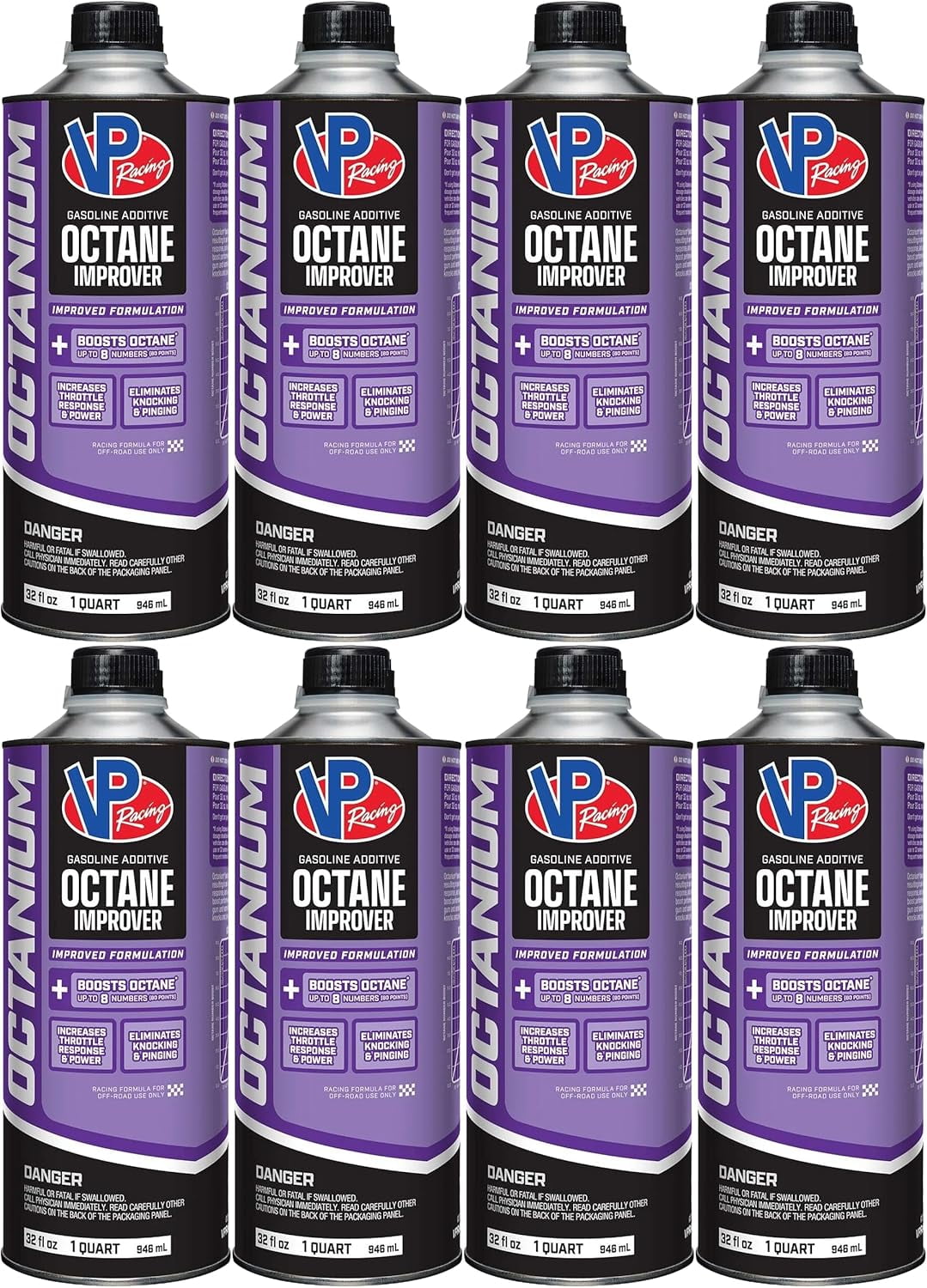 VP Racing Fuels Madditive Octanium 2857 Automotive Additive, 32 Ounce (8 Pack) - Walmart.com