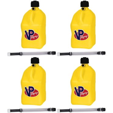 VP Racing 5.5 Gallon Motorsport Racing Liquid Container, Orange (4 Pack ...