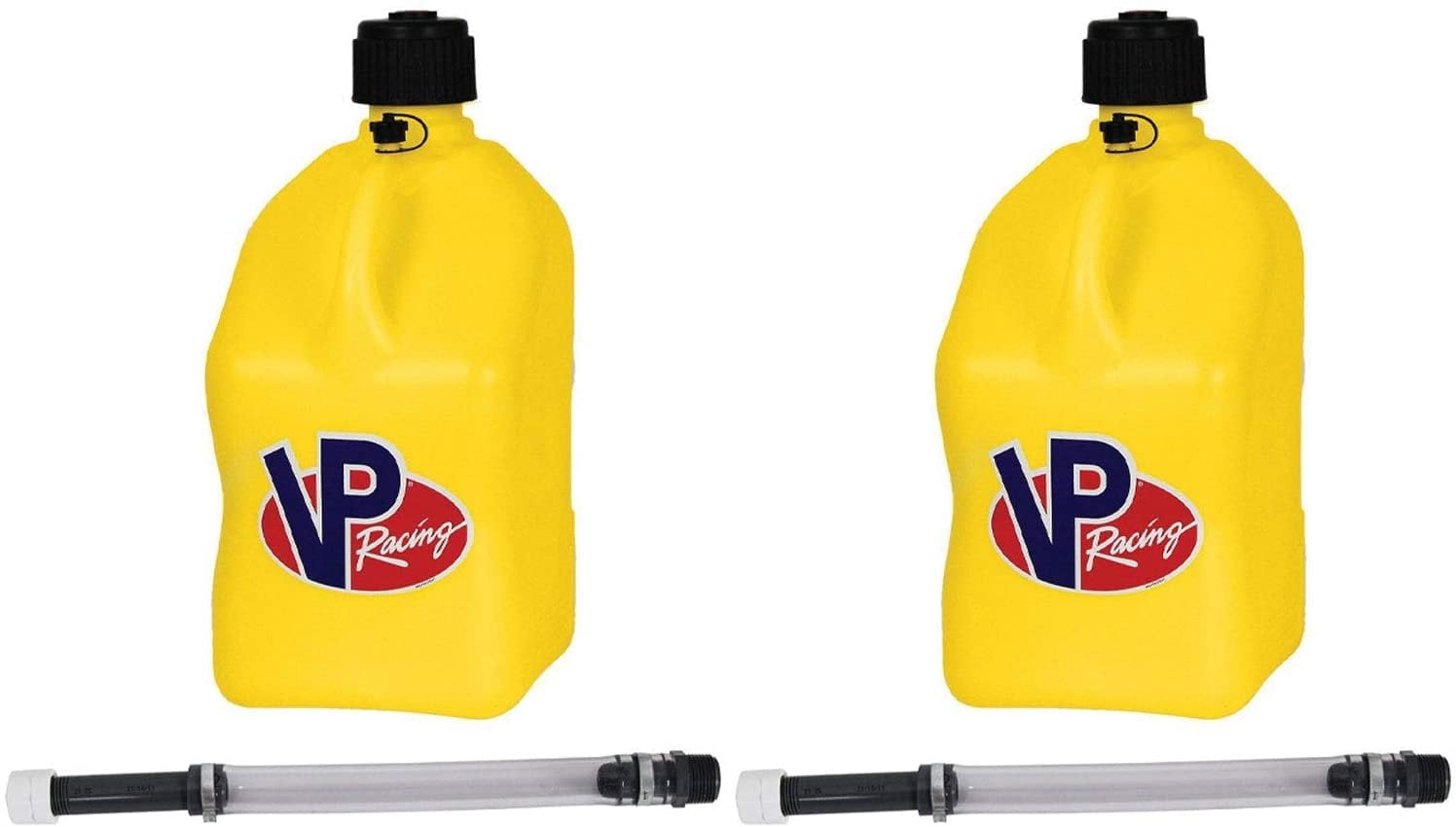 VP Racing Fuels Motorsport 5 Gallon Square Plastic Utility Jug Yellow w ...