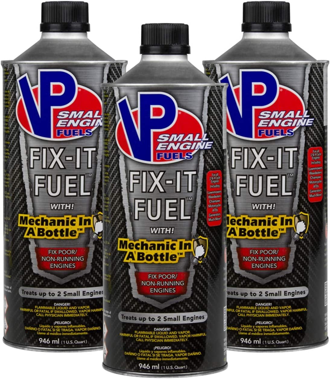 VP Racing Fuels SEF Fix-It Fuel, Fixes Poor or Non-Running Engines, 3 ...