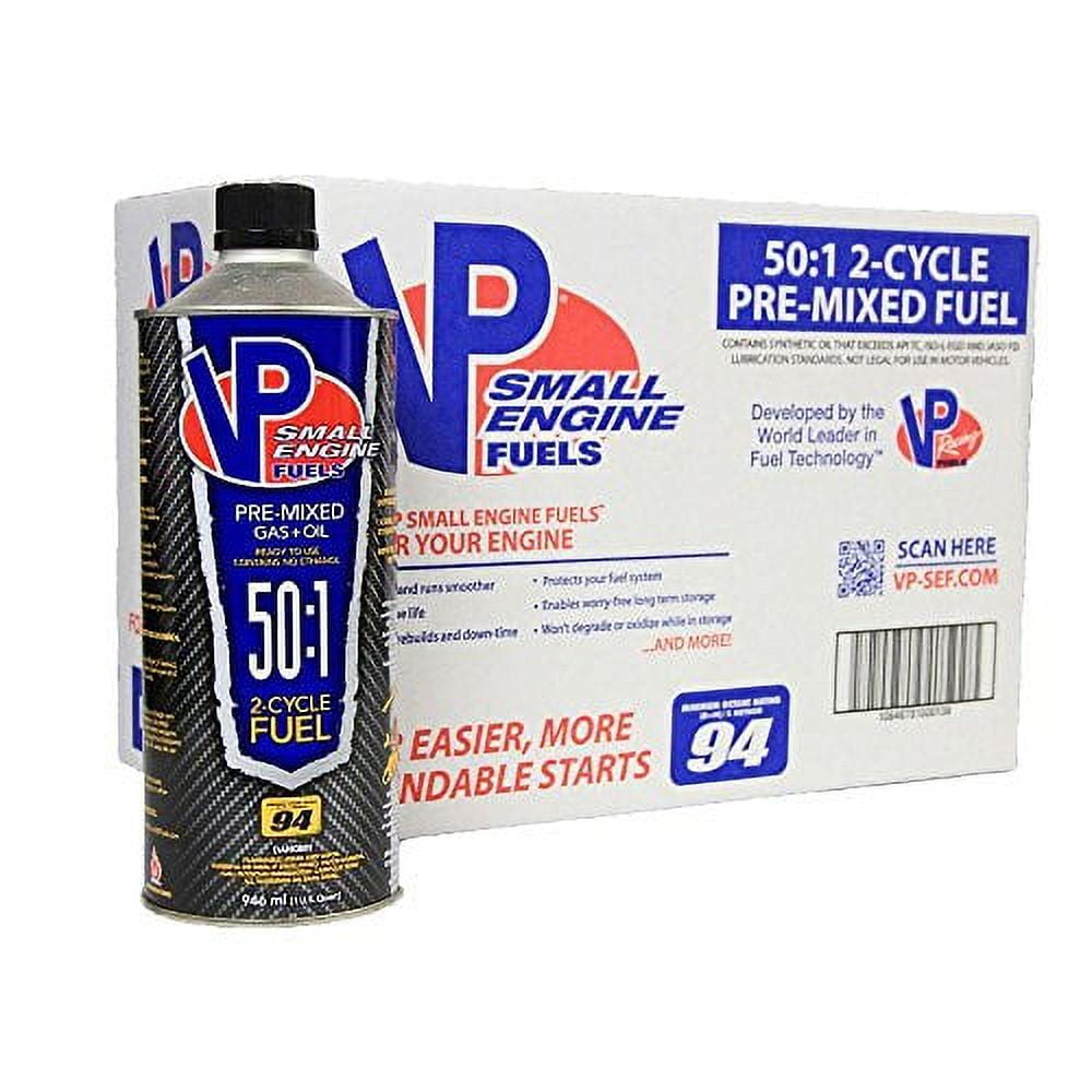 VP Racing Fuels 2 Cycle 50-1 Sef Premixed Ethanol Engine Fuel, 1 qt ...
