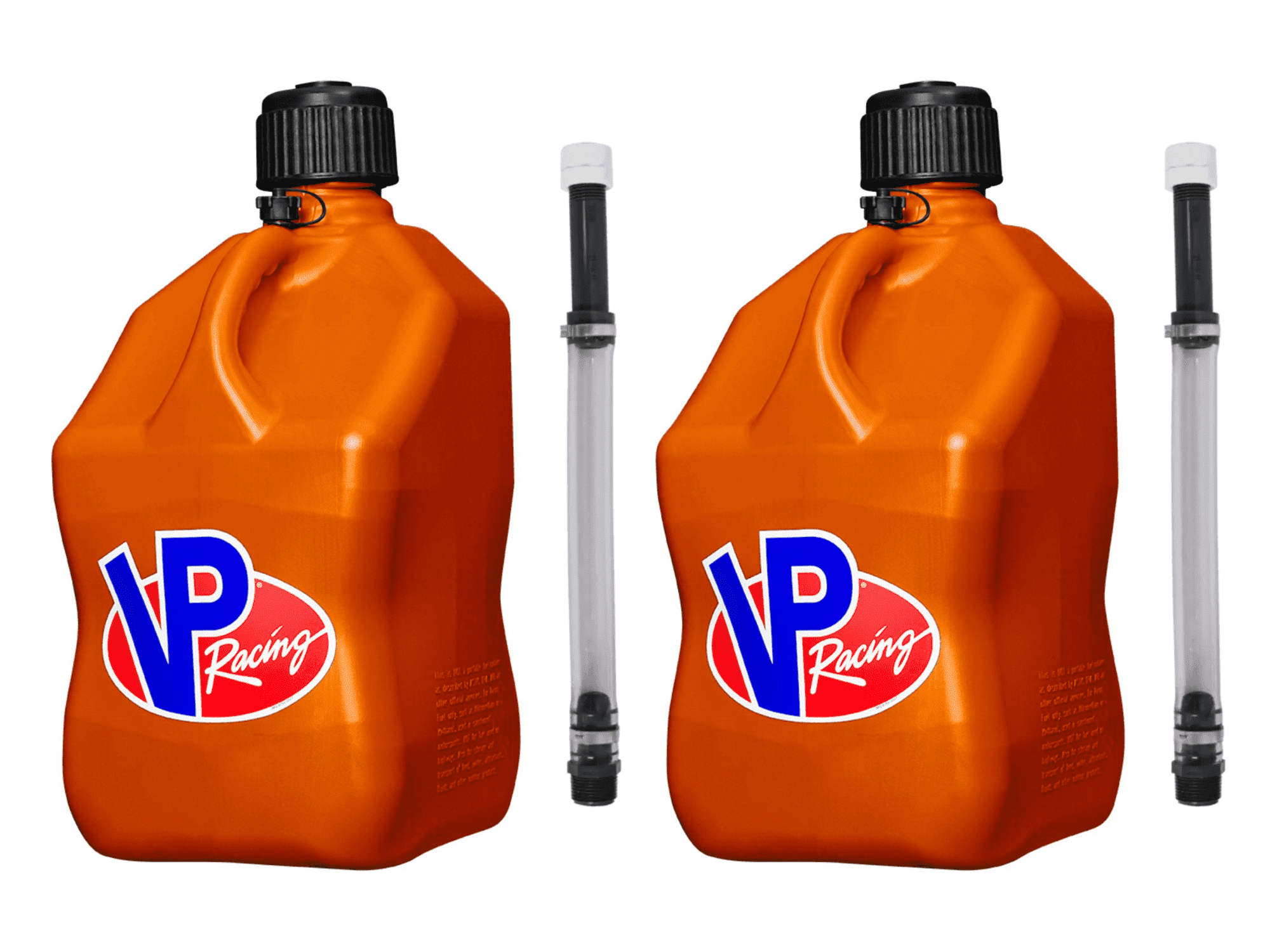 VP Racing 3572-CA, 5.5 Gallon Square Orange Motorsport Jug w/ 14 Inch ...