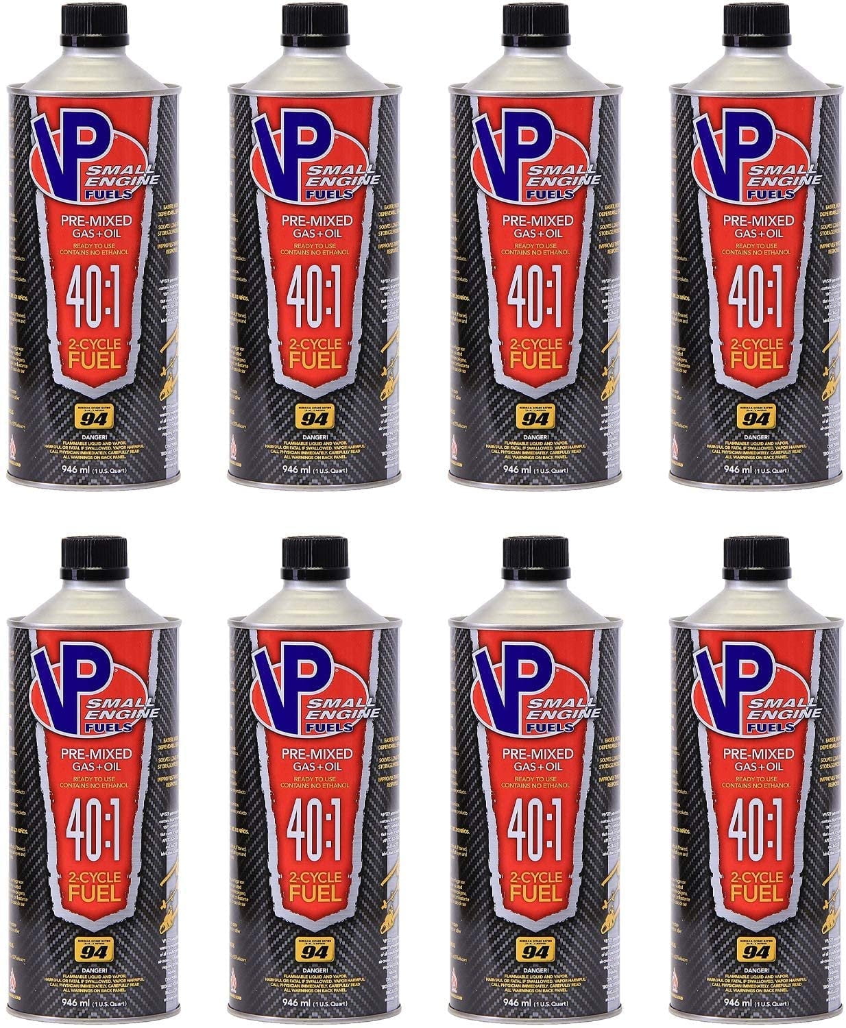 VP Racing Fuels 6295, Ready to Use, 40:1 Premixed 2-Cycle Small Engine ...