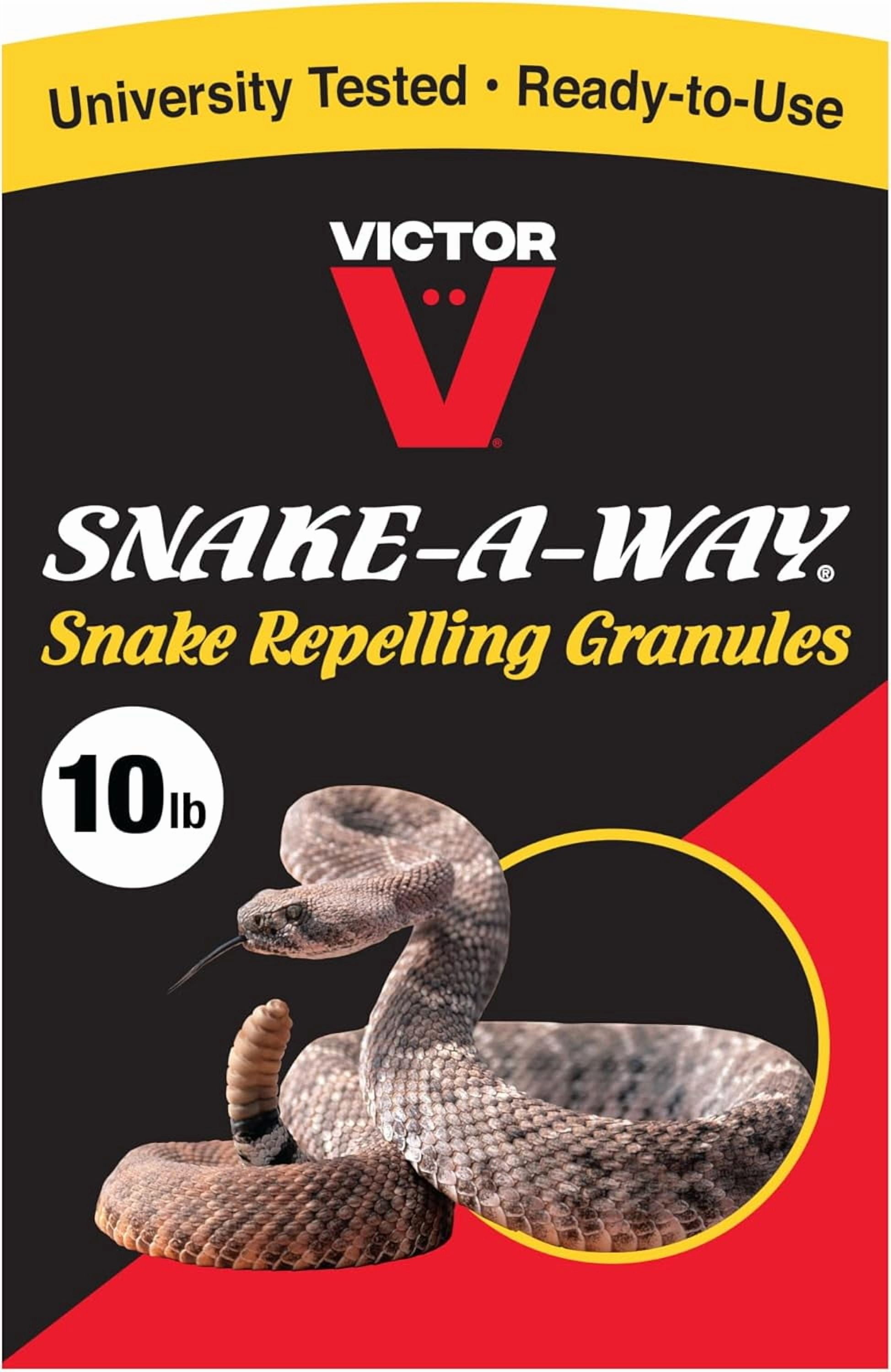 VP364B-10 Snake-A-Way Outdoor Snake ling Granules 10LB lent - s Againts Poisonous and Non ...