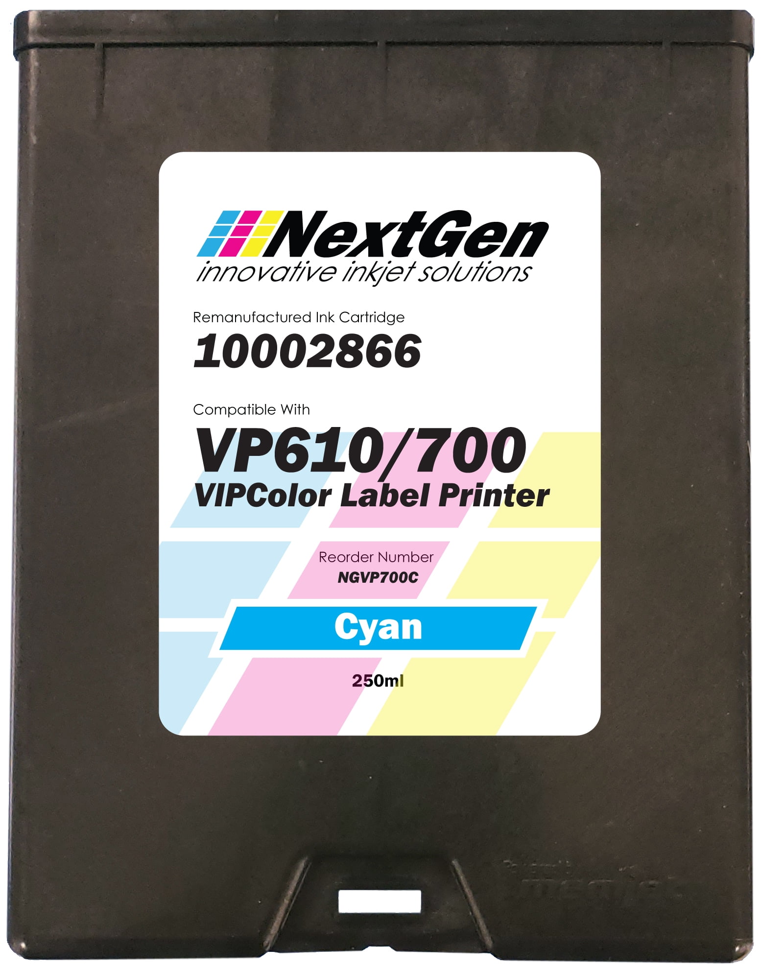VIPColor VP610 and VP700 Compatible Cyan Ink Cartridge for VP610/VP700 ...