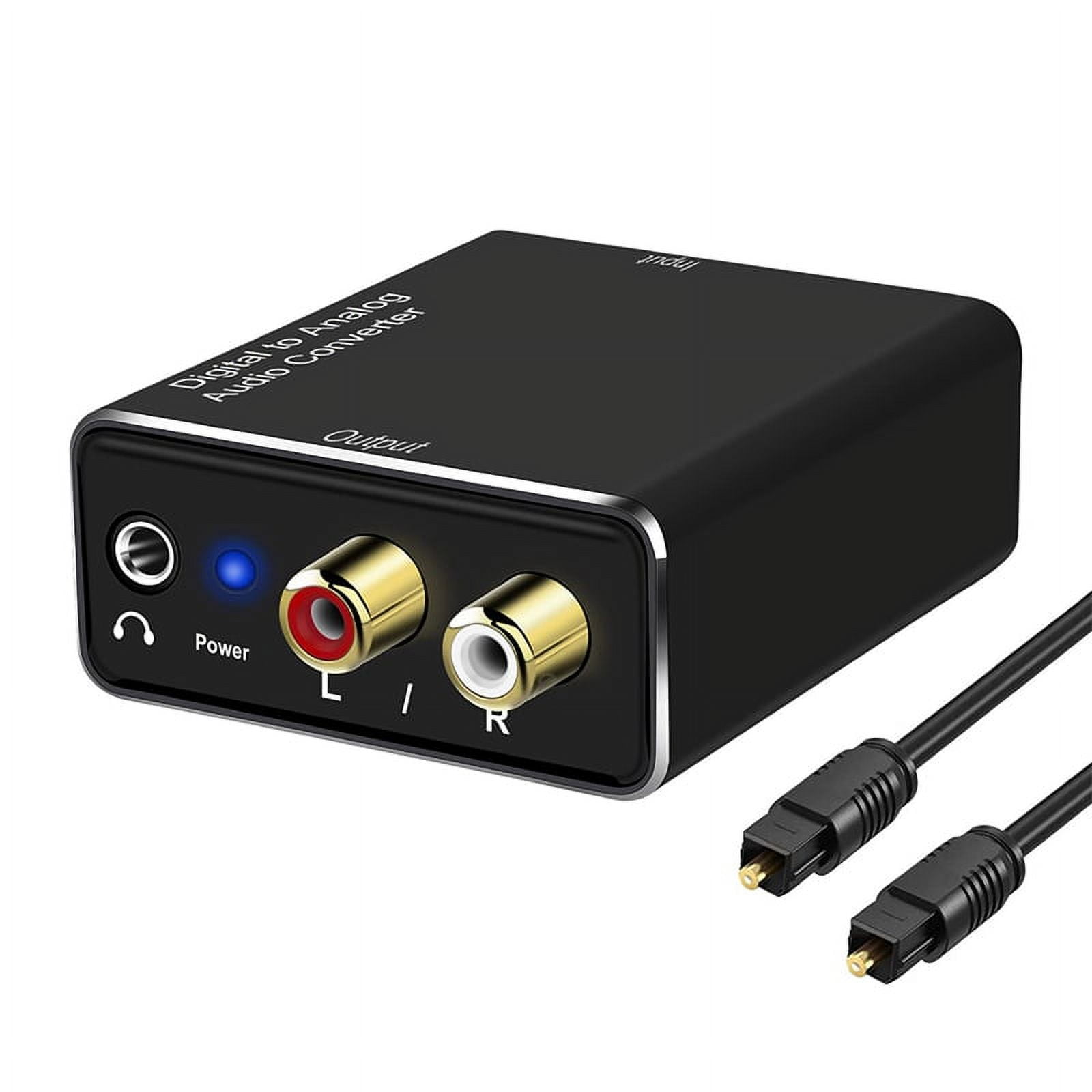 VPFET Analog to Digital Audio Converter, RCA R/L to Optical with ...