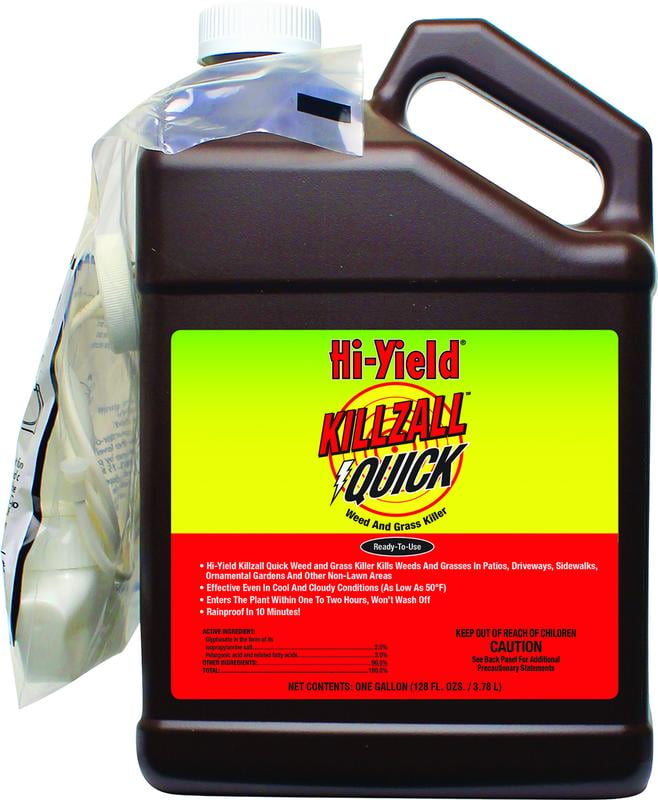 VPG Hi-Yield Quick Killzall RTU Weed & Grass Killer, 1 Gallon Liquid ...
