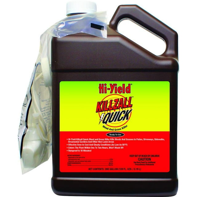 VPG Hi-Yield Quick Killzall RTU Weed & Grass Killer, 1 Gallon Liquid ...