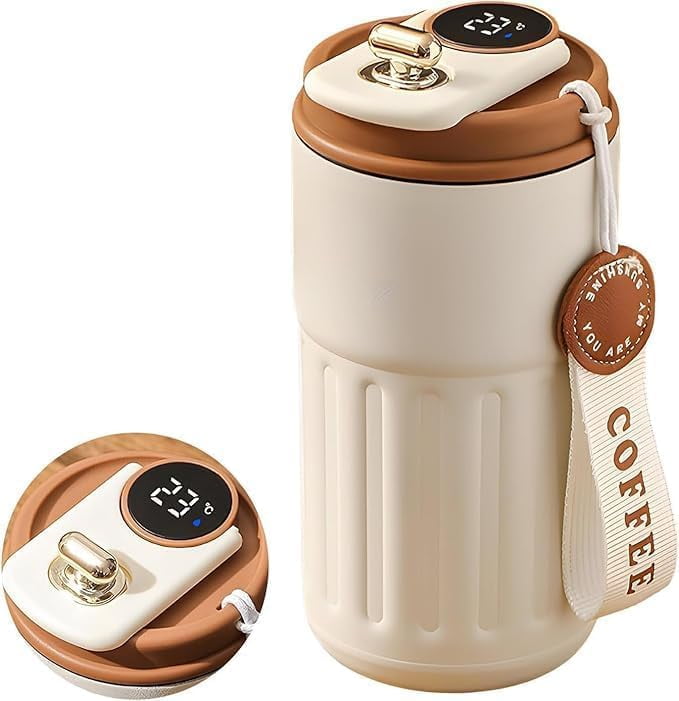 VPGS Smart Coffee Cup 316 Stainless Steel Coffee CupTravel Vacuum ...