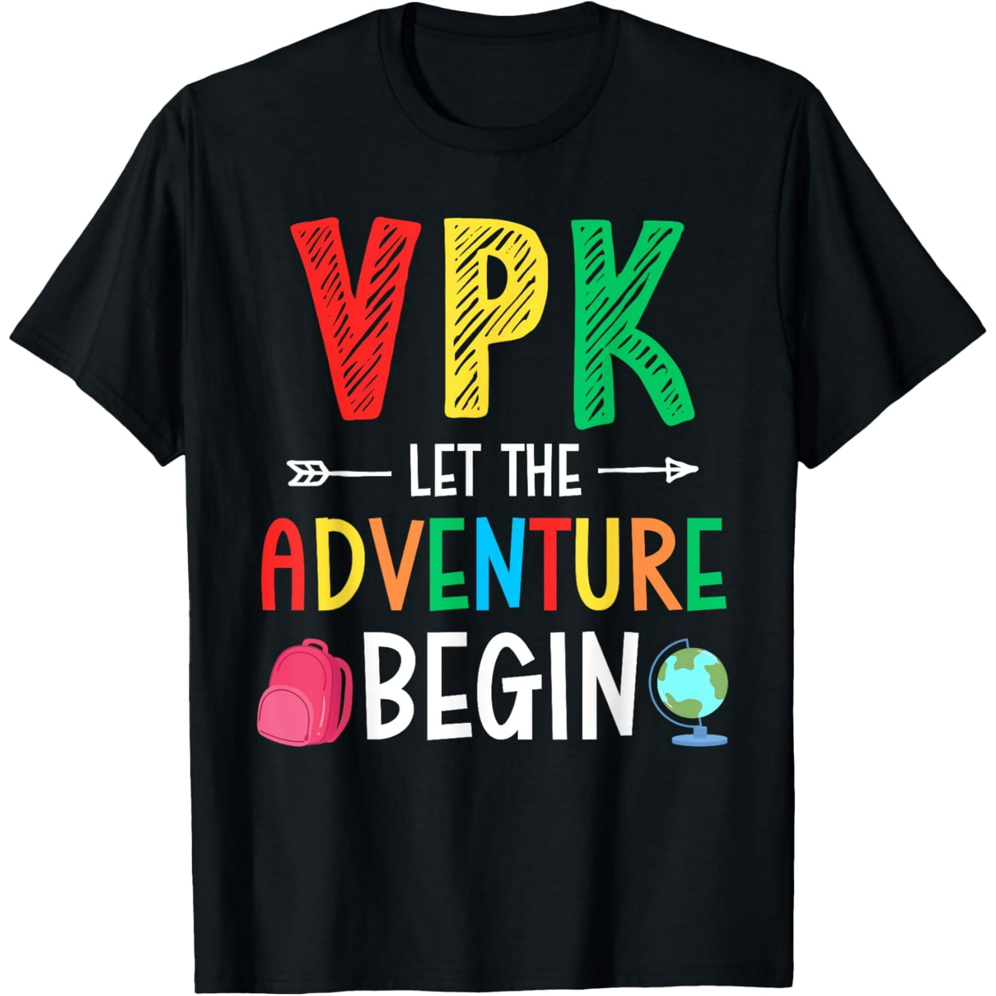 VPK Adventure Begin Teacher Student First Day Back to School T-Shirt ...