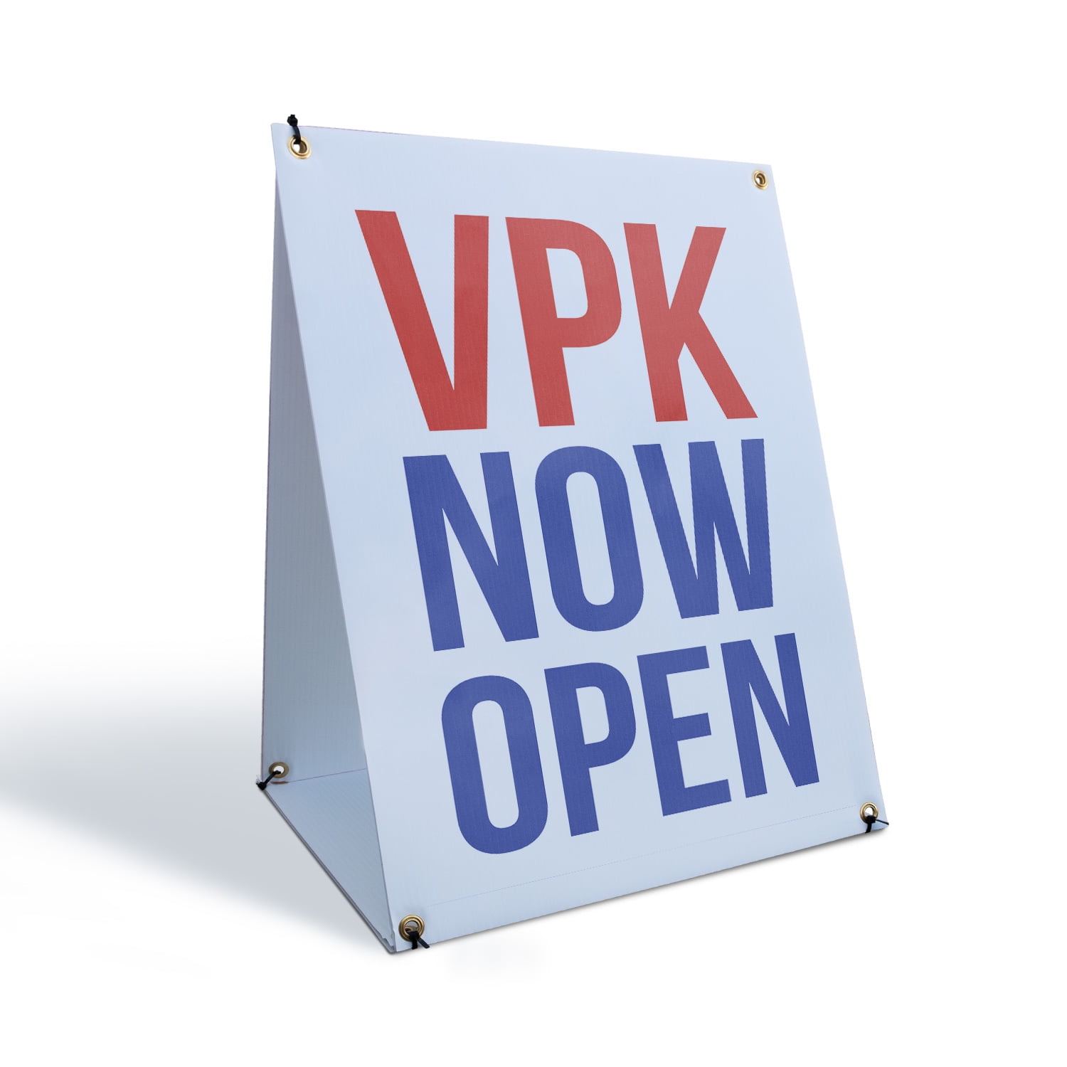 VPK Now Open Sidewalk Sign 24 Inch x 36 Inch A-Frame Images On Both ...